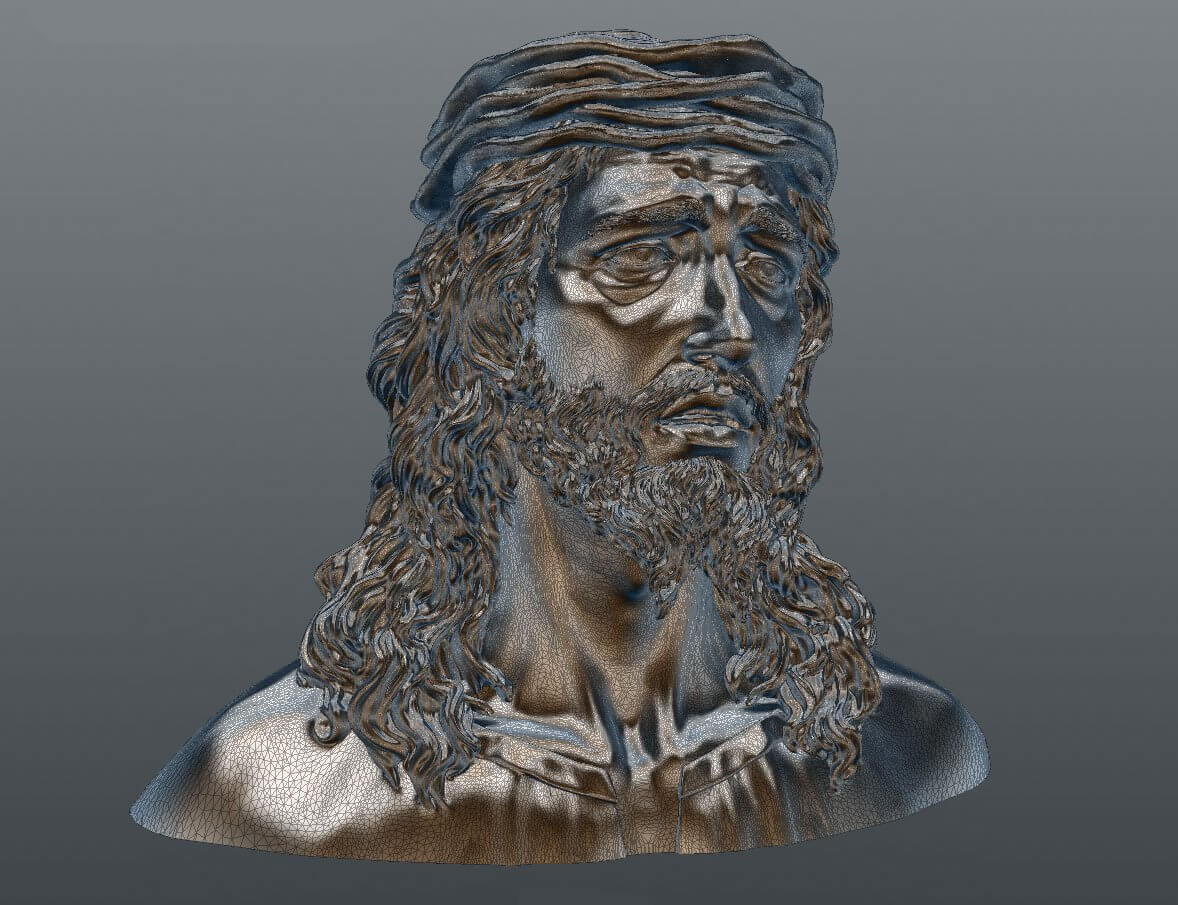 Jesus Bust - 3D Model by brunonunesdp