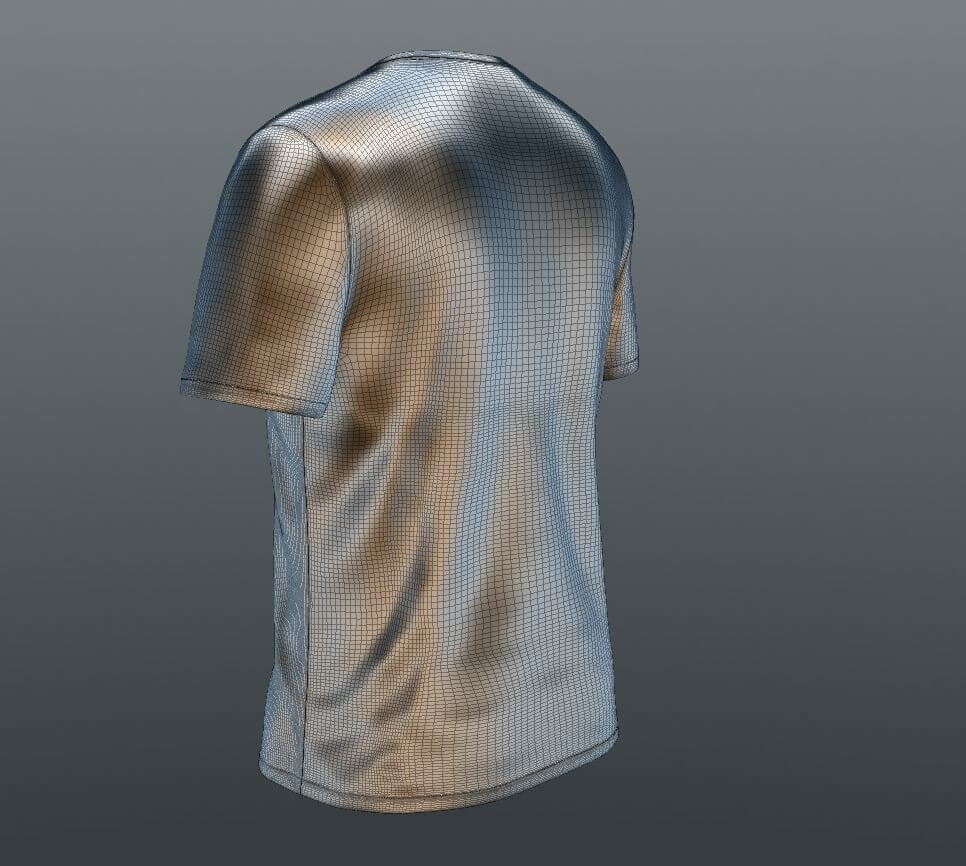 T-Shirt 3D Model by brunonunesdp