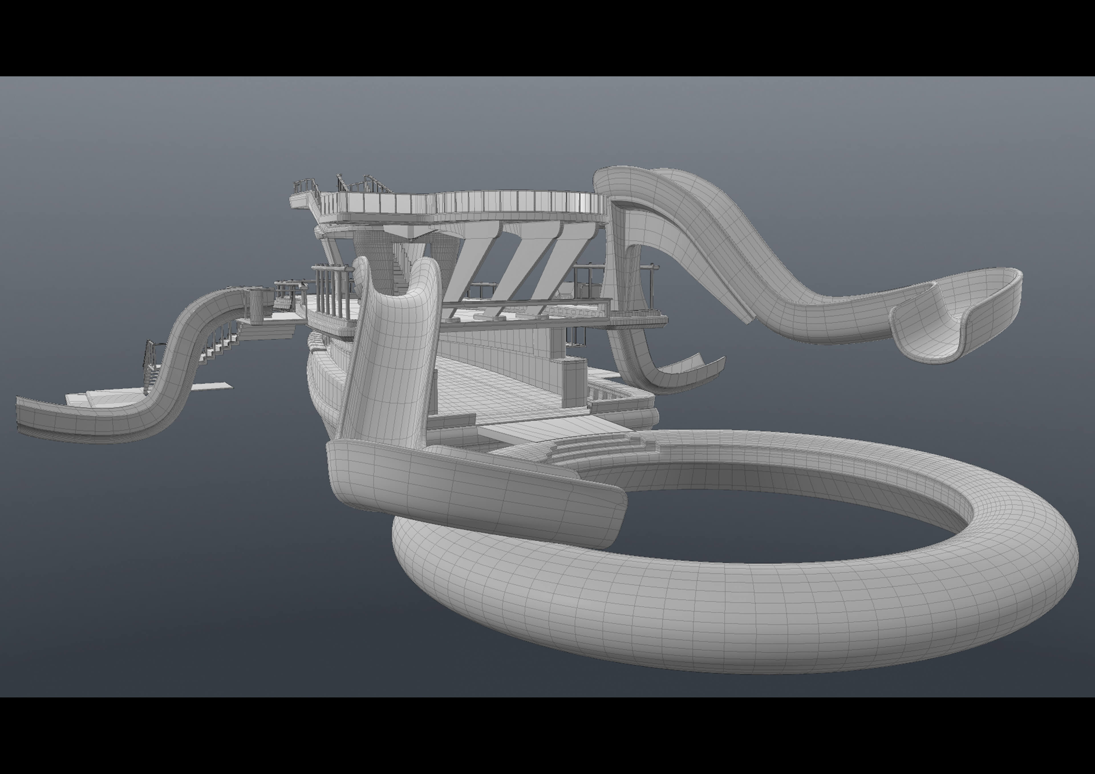 Aqua Ship - 3D Model by BsTen