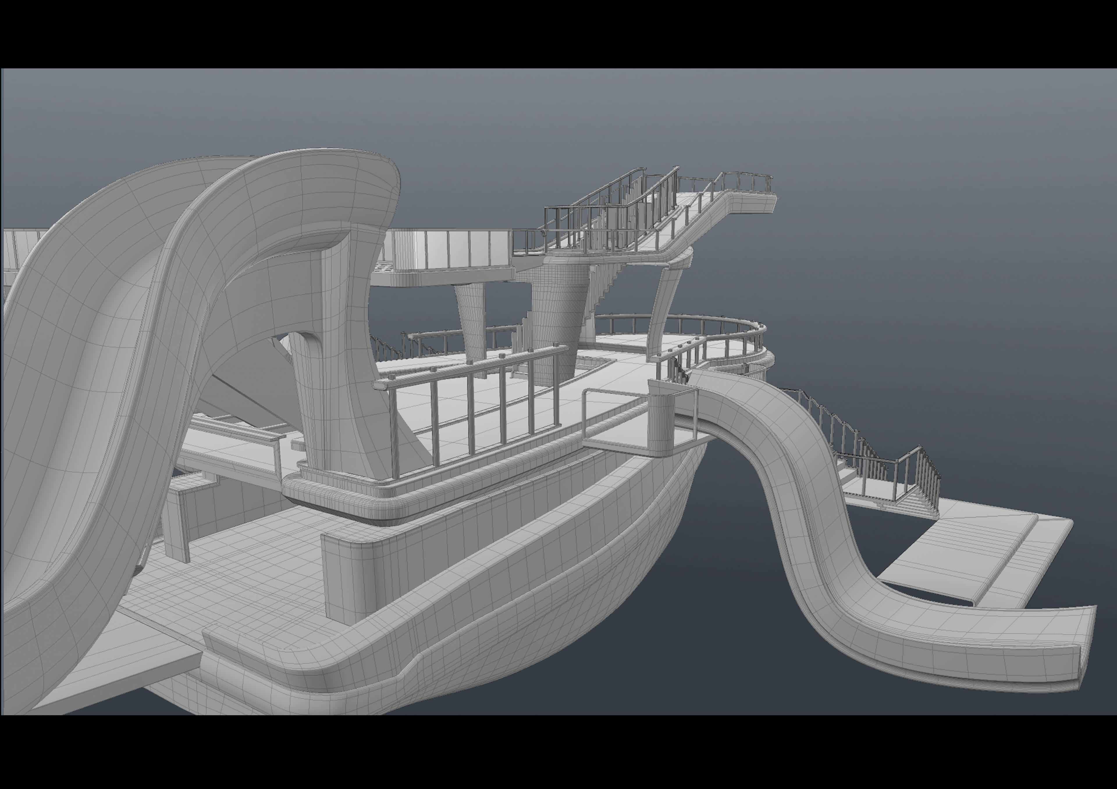 Aqua Ship - 3D Model by BsTen