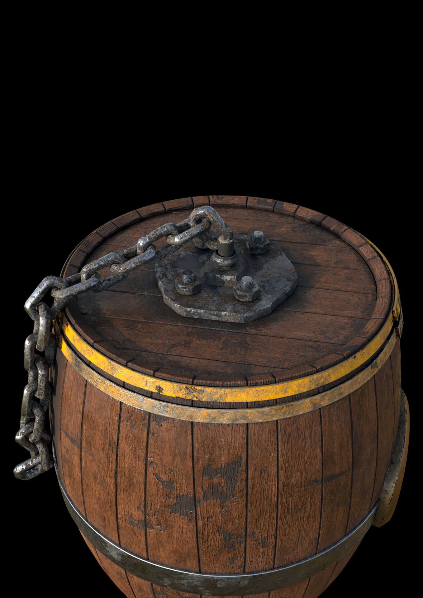 Barrel PO Mesh Model by BsTen