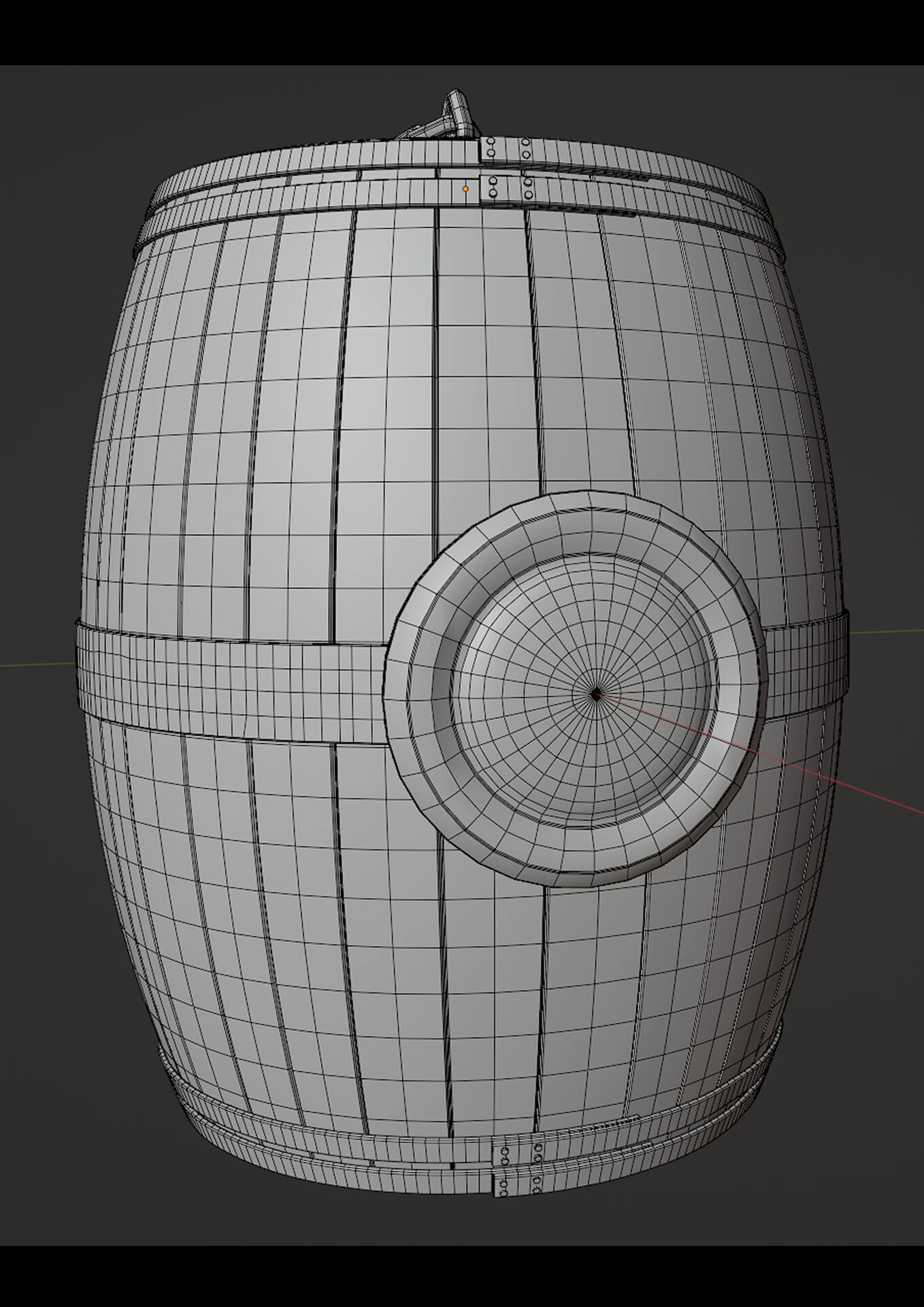 Barrel PO Mesh Model by BsTen