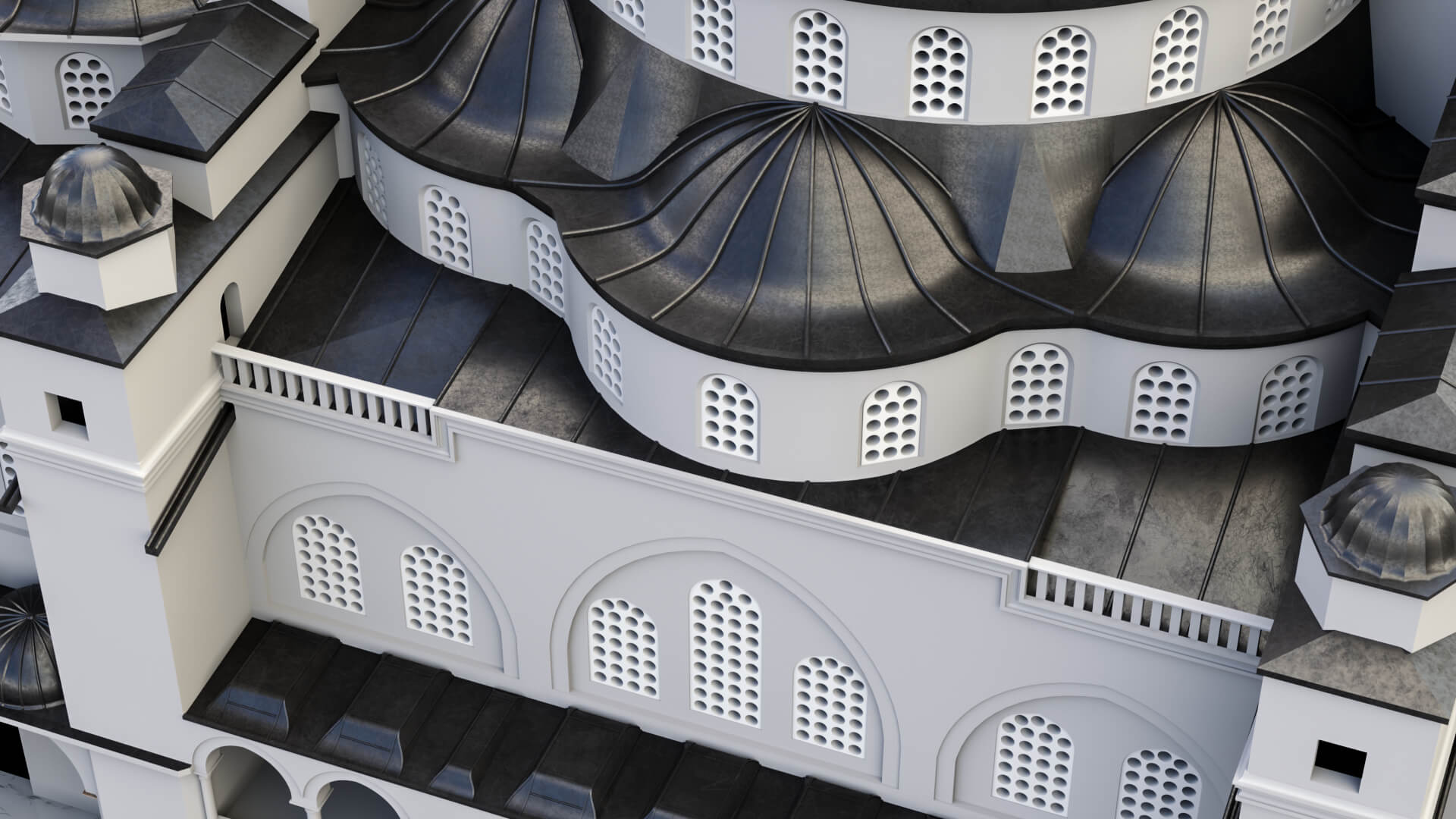 Blue Mosque - 3D Model by BsTen