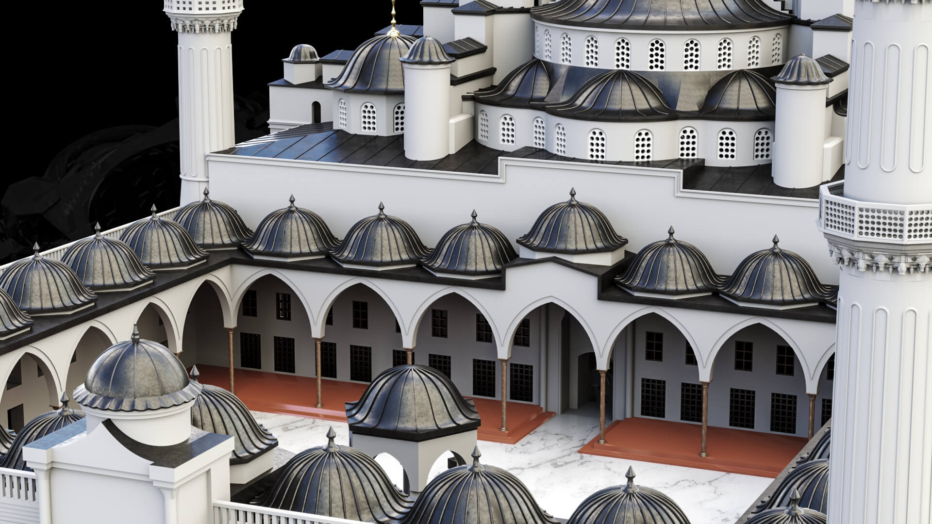 Blue Mosque Print Model by BsTen