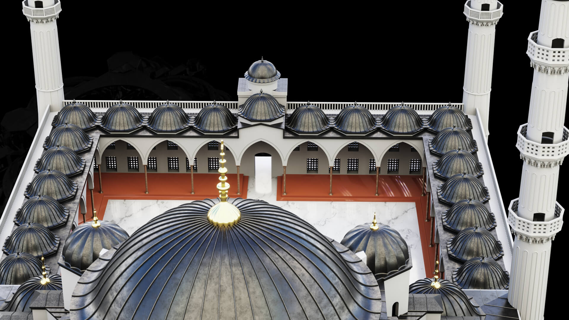 Blue Mosque - 3D Model by BsTen