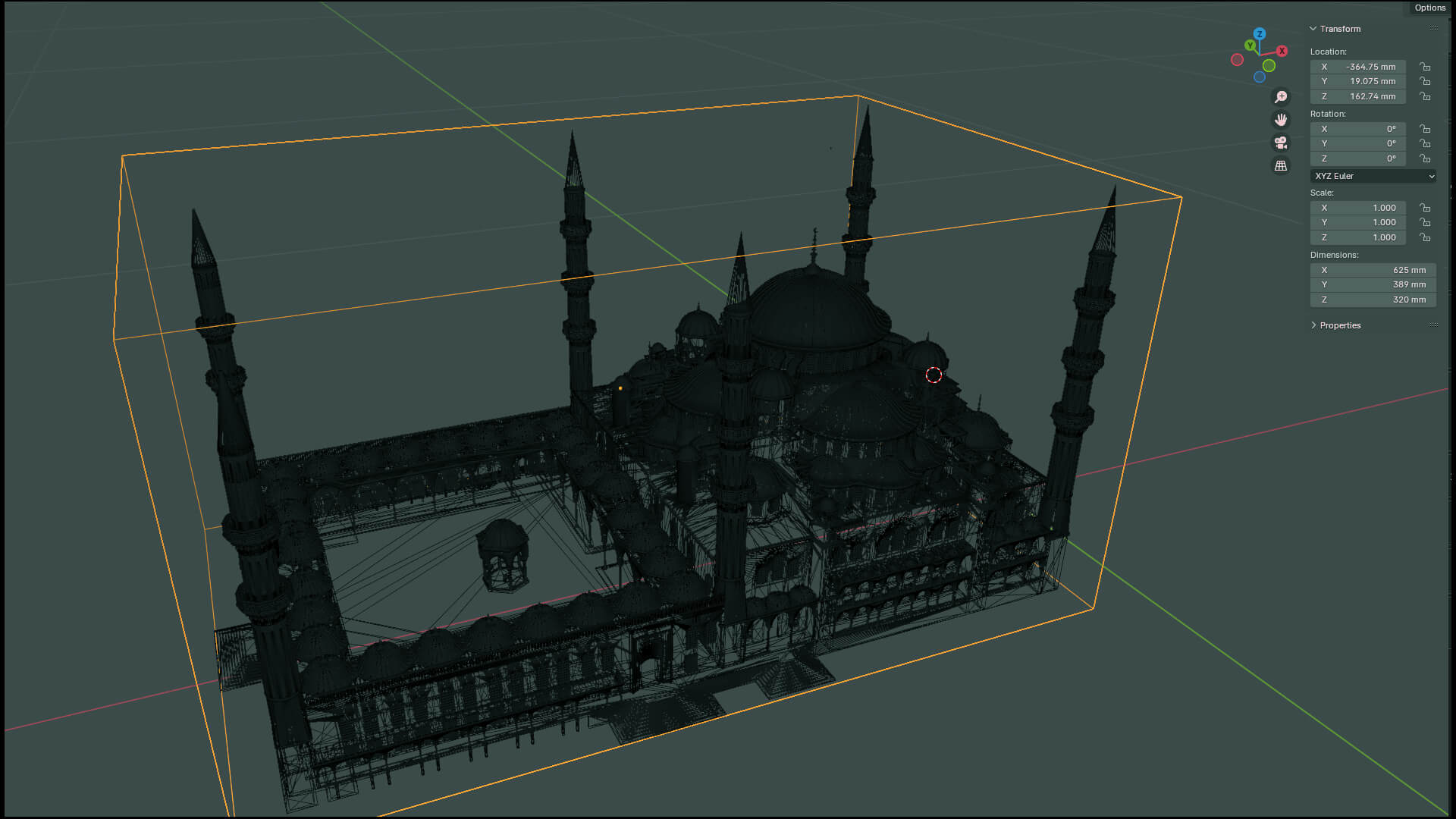 Blue Mosque - 3D Model by BsTen