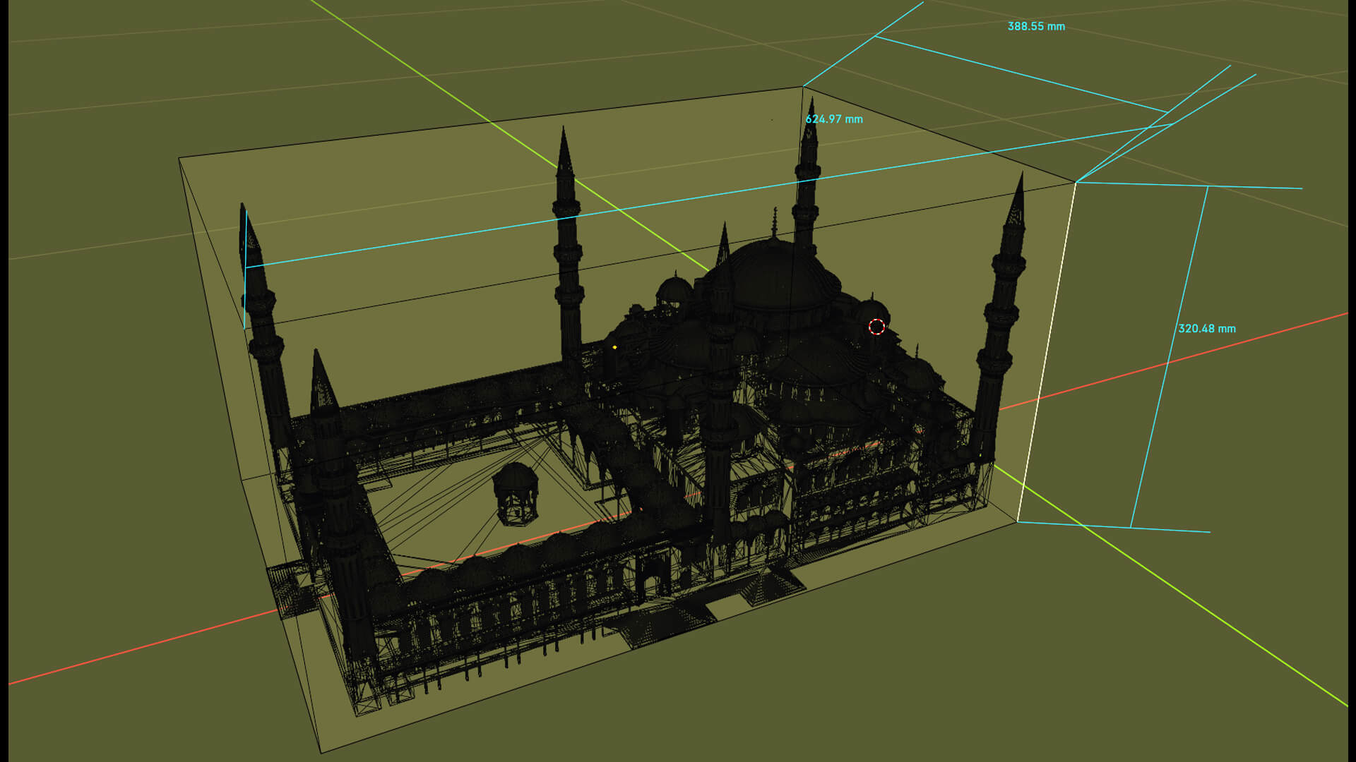 Blue Mosque - 3D Model by BsTen