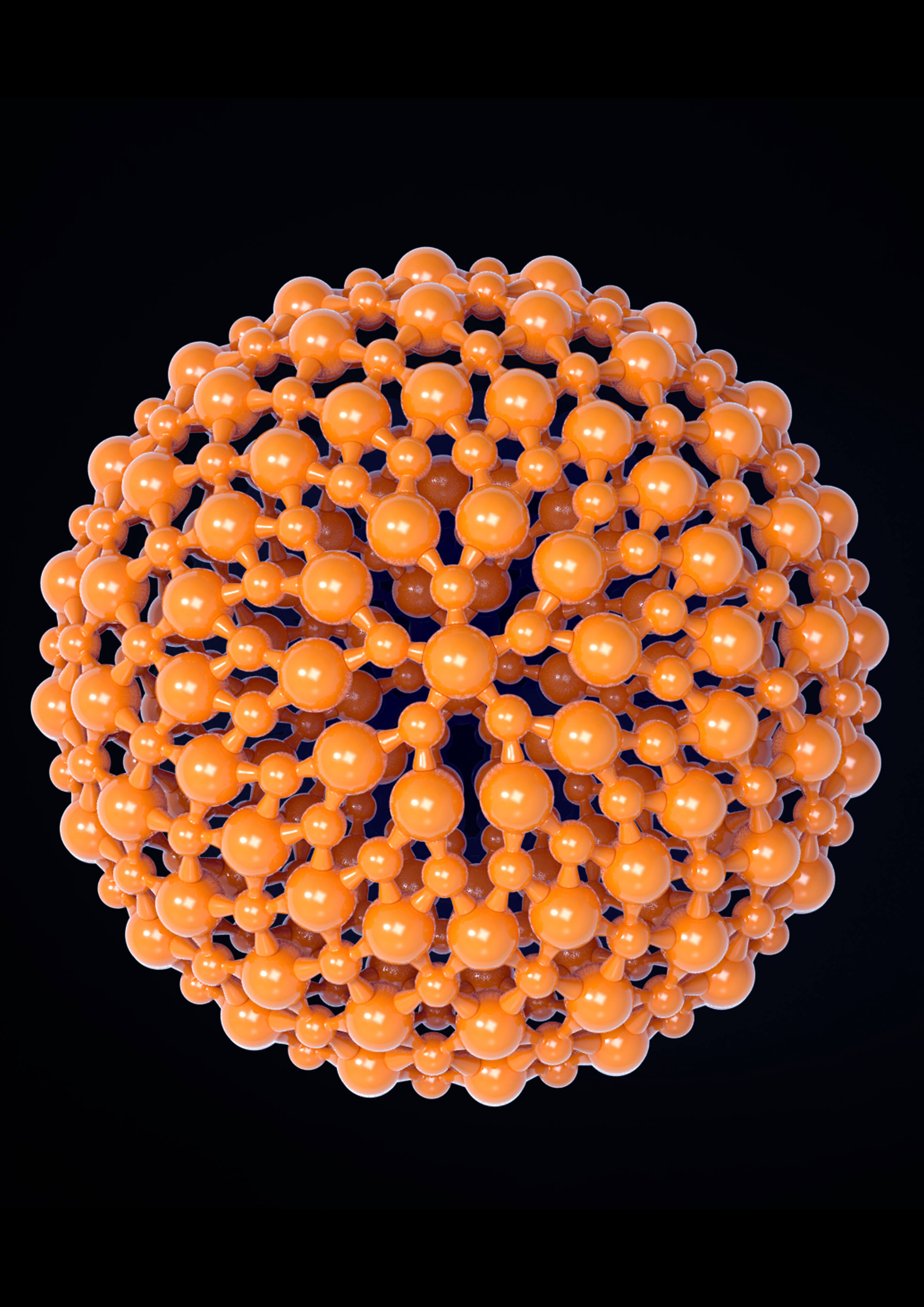 Boublesphere Orange Sphere - 3D Model by BsTen