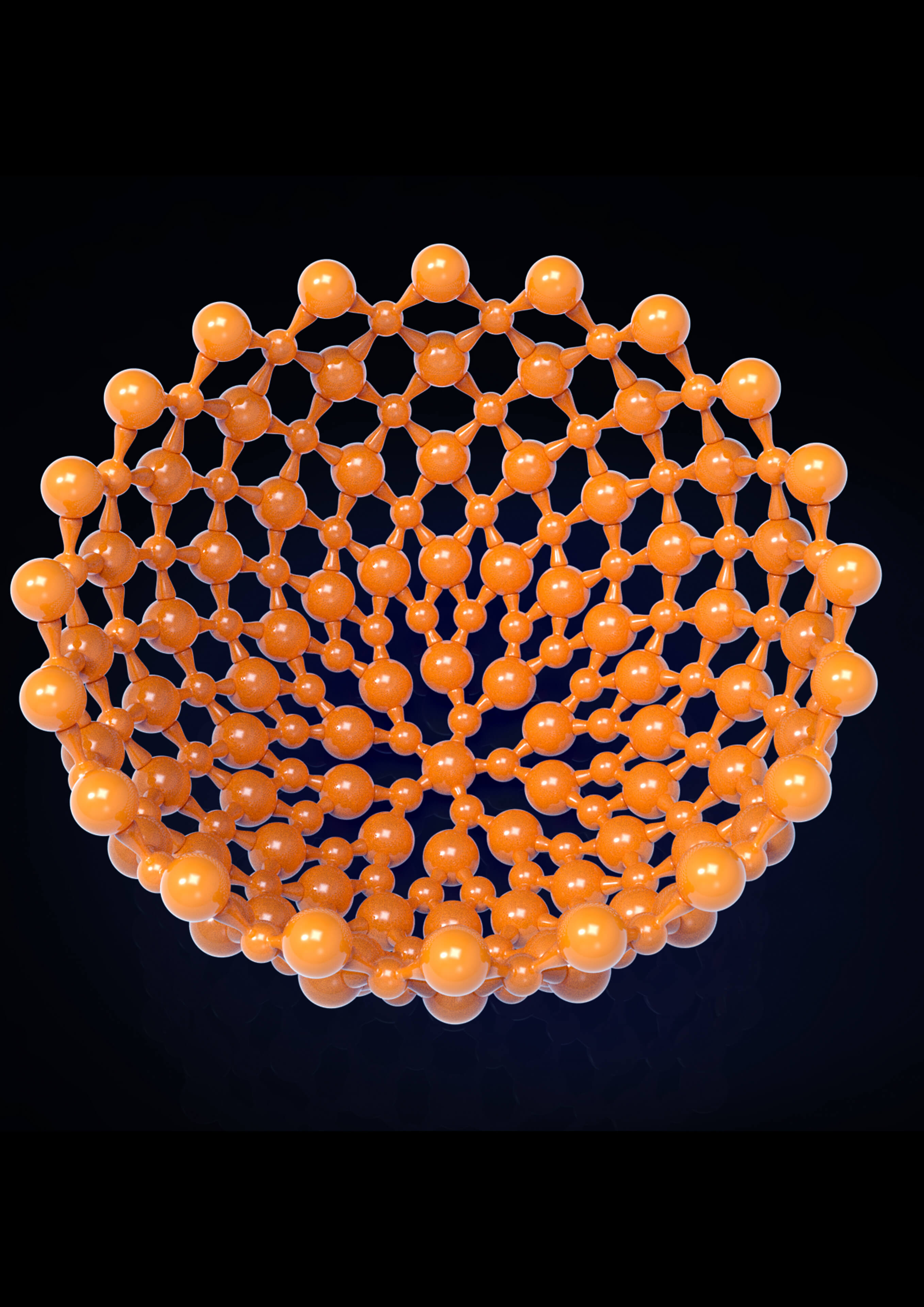 Boublesphere Orange Sphere - 3D Model by BsTen