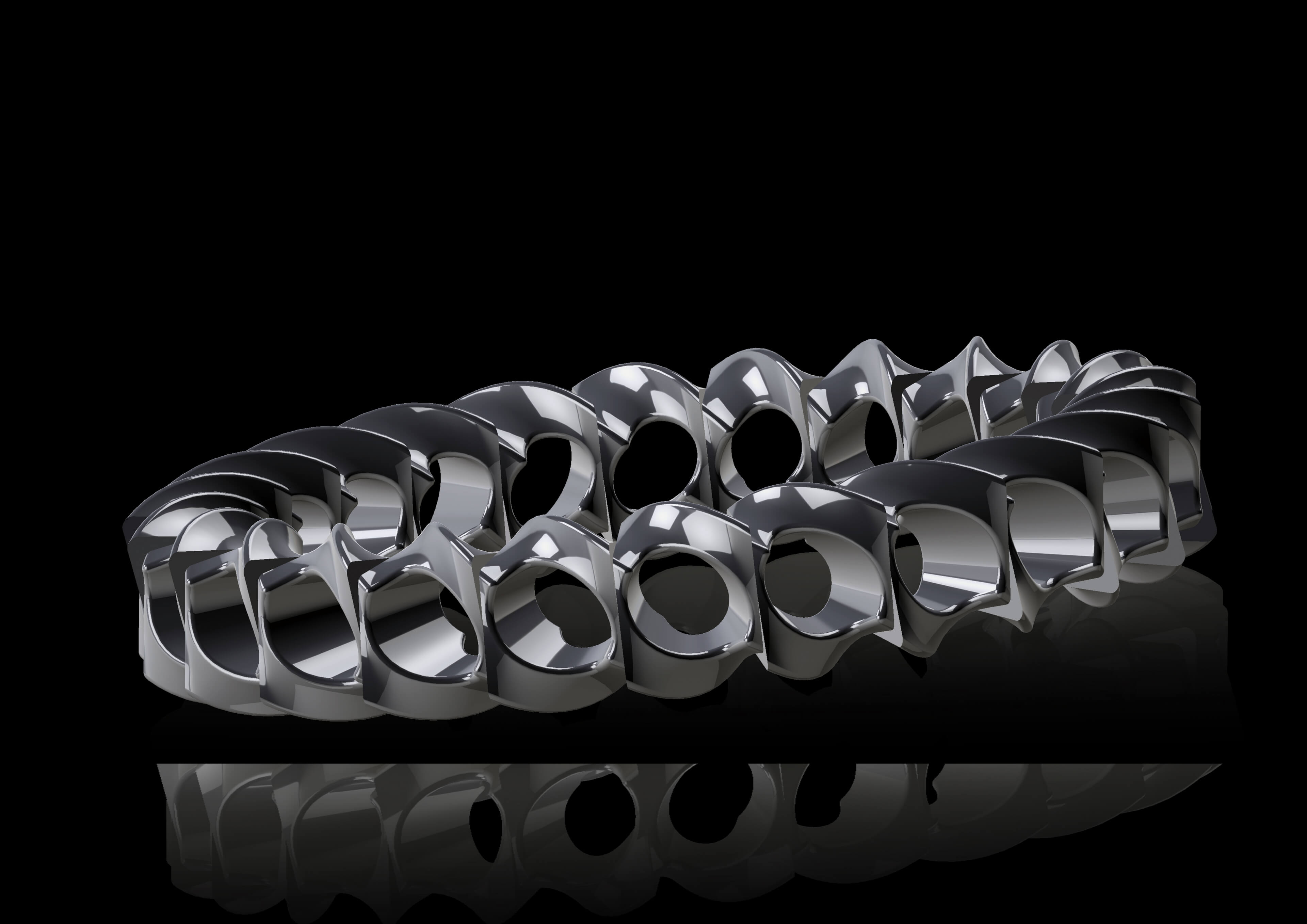 Braceletsp Spiral Ring - 3D Print Model by BsTen