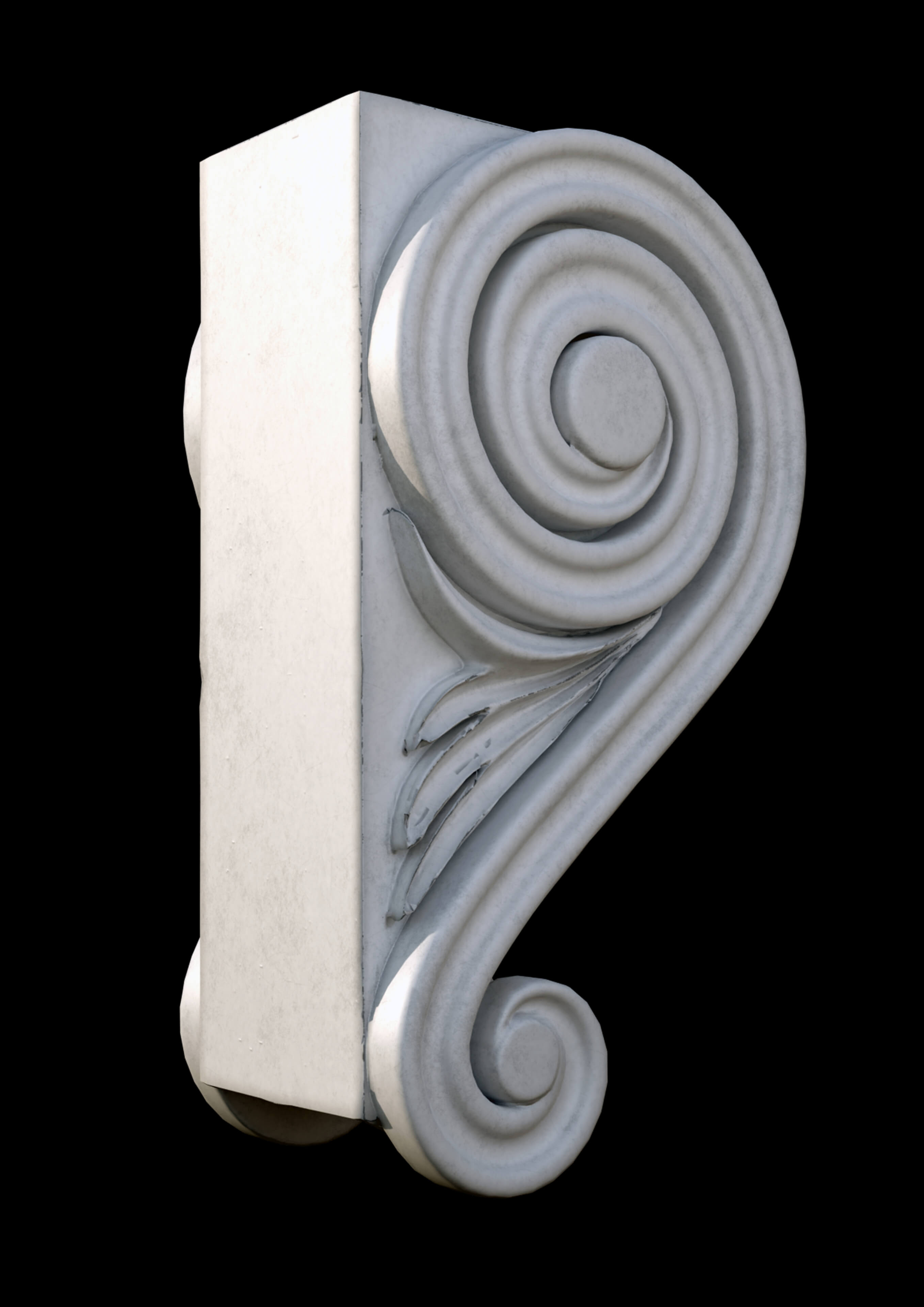 Buttress Marble Corbel - 3D Model by BsTen