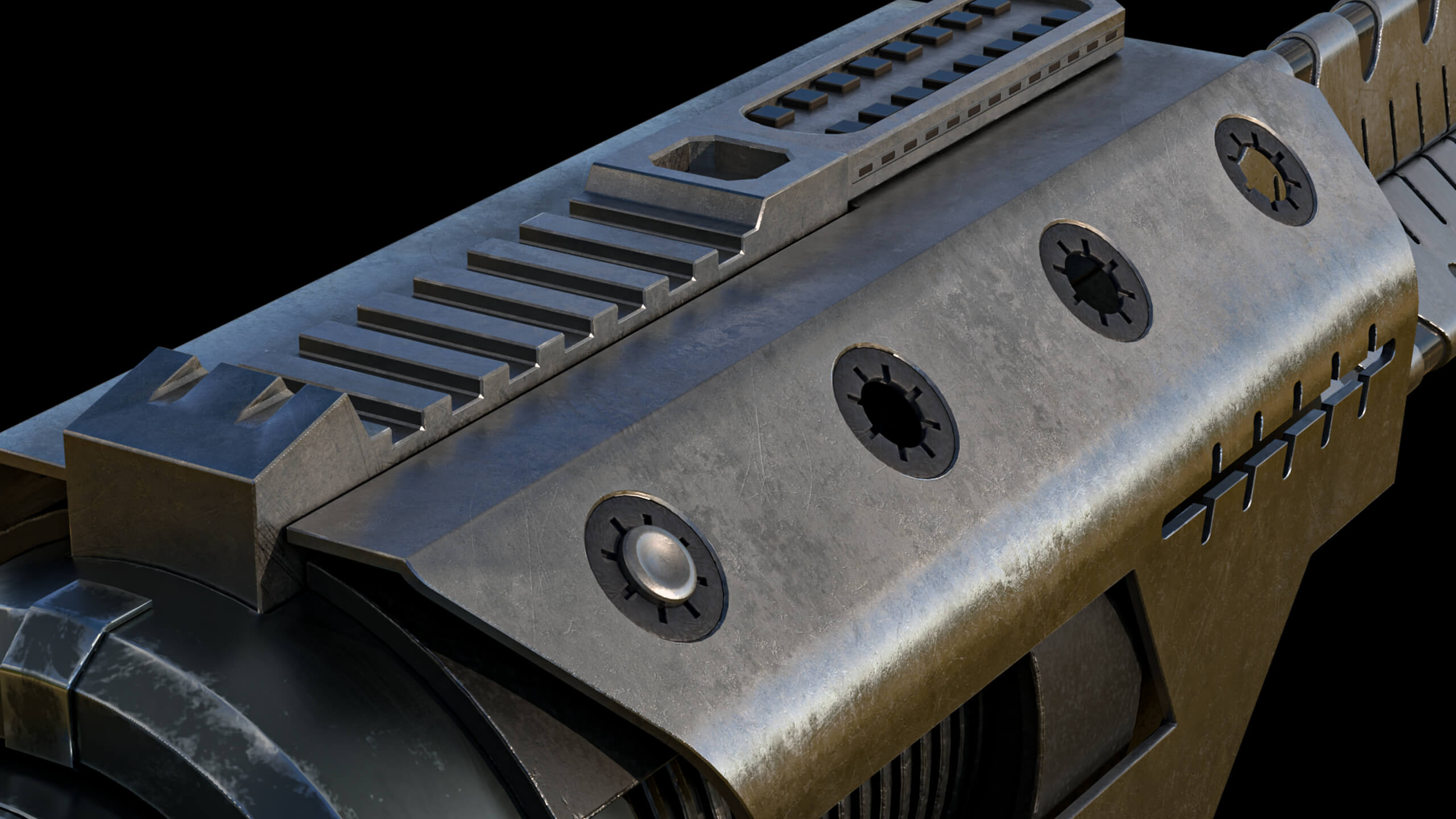 Cannon Arm Mesh Model by BsTen