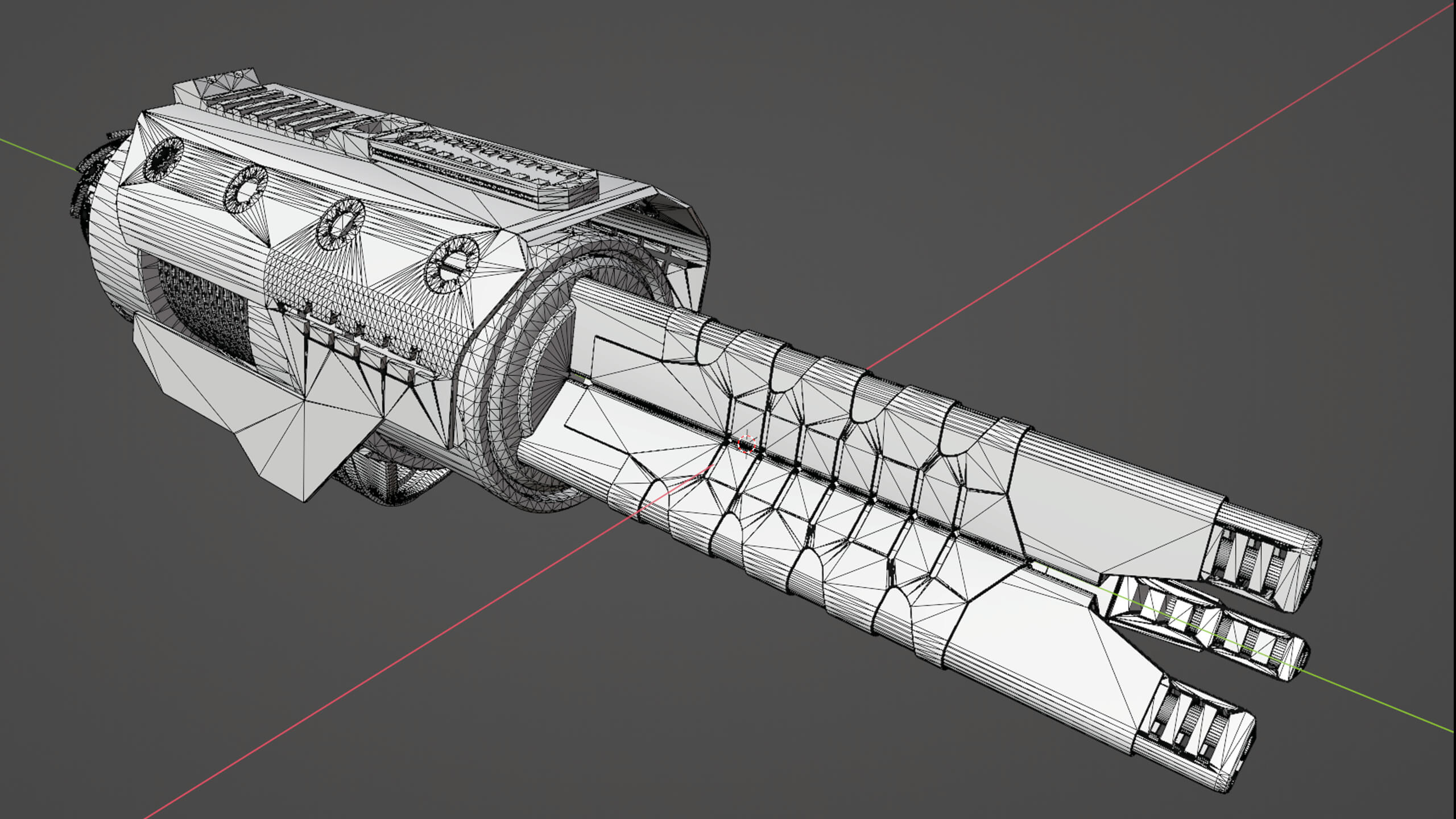 Cannon Arm Mesh Model by BsTen