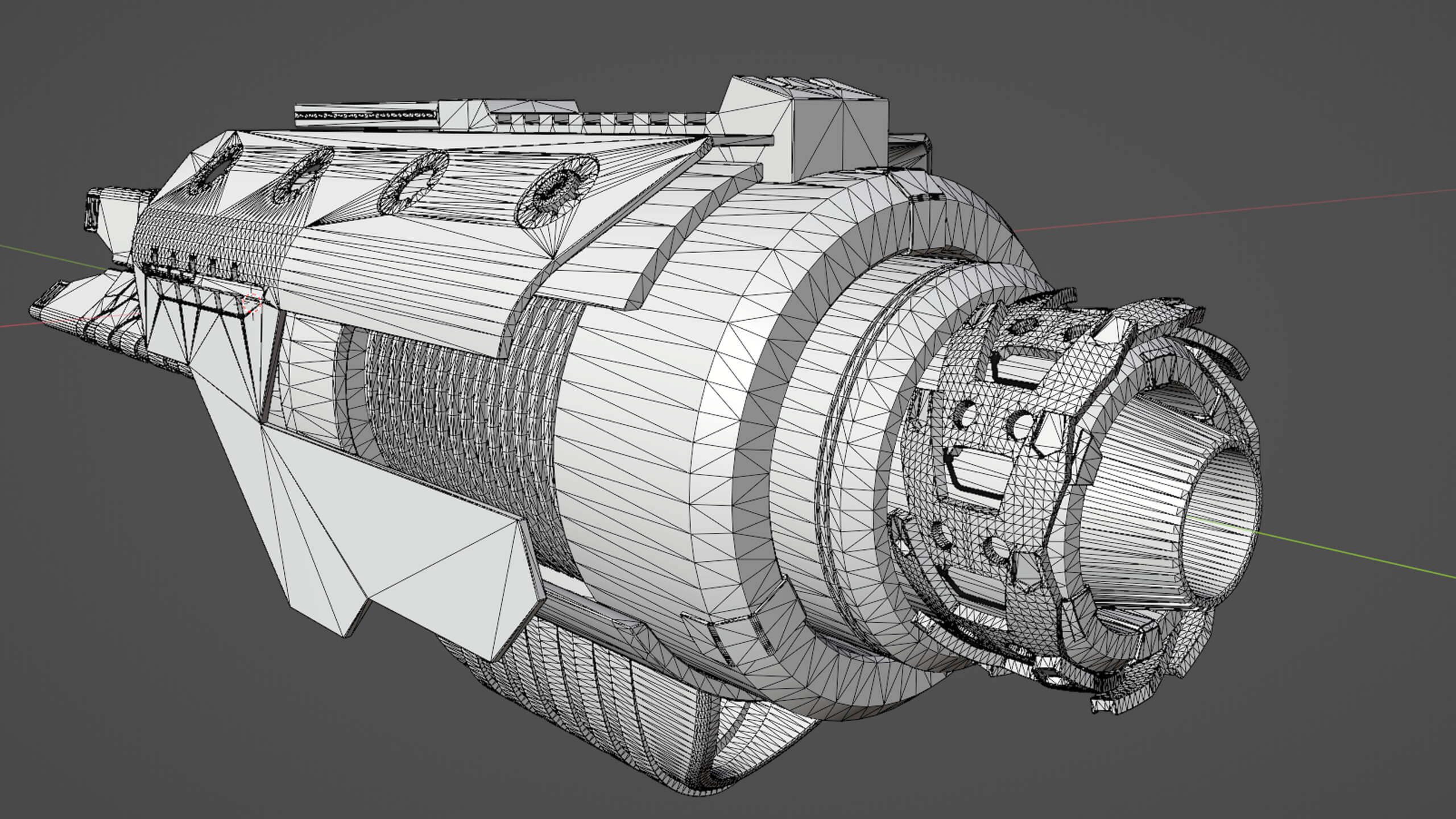 Cannon Arm Mesh Model by BsTen