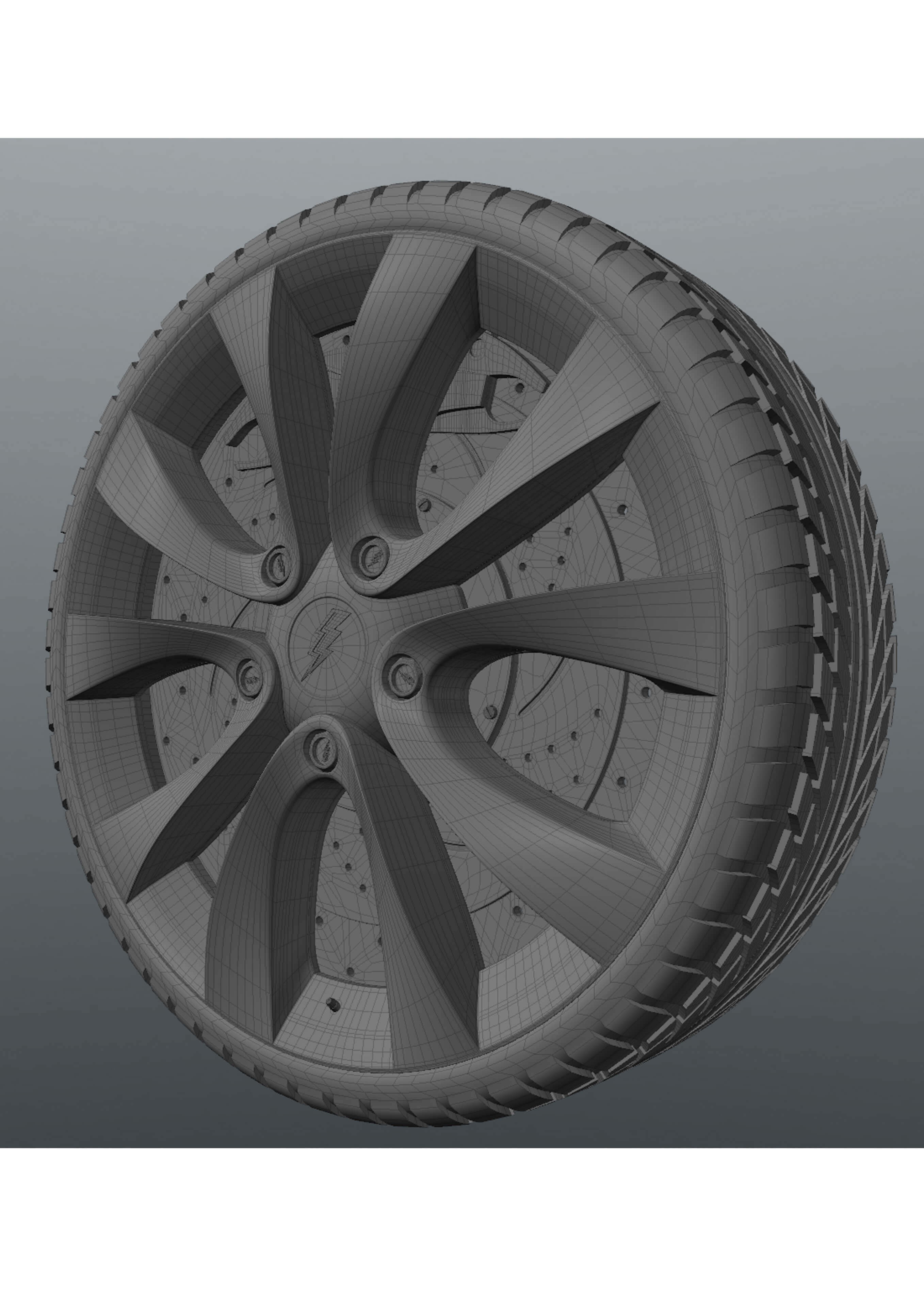 Car Tire - 3D Model by BsTen