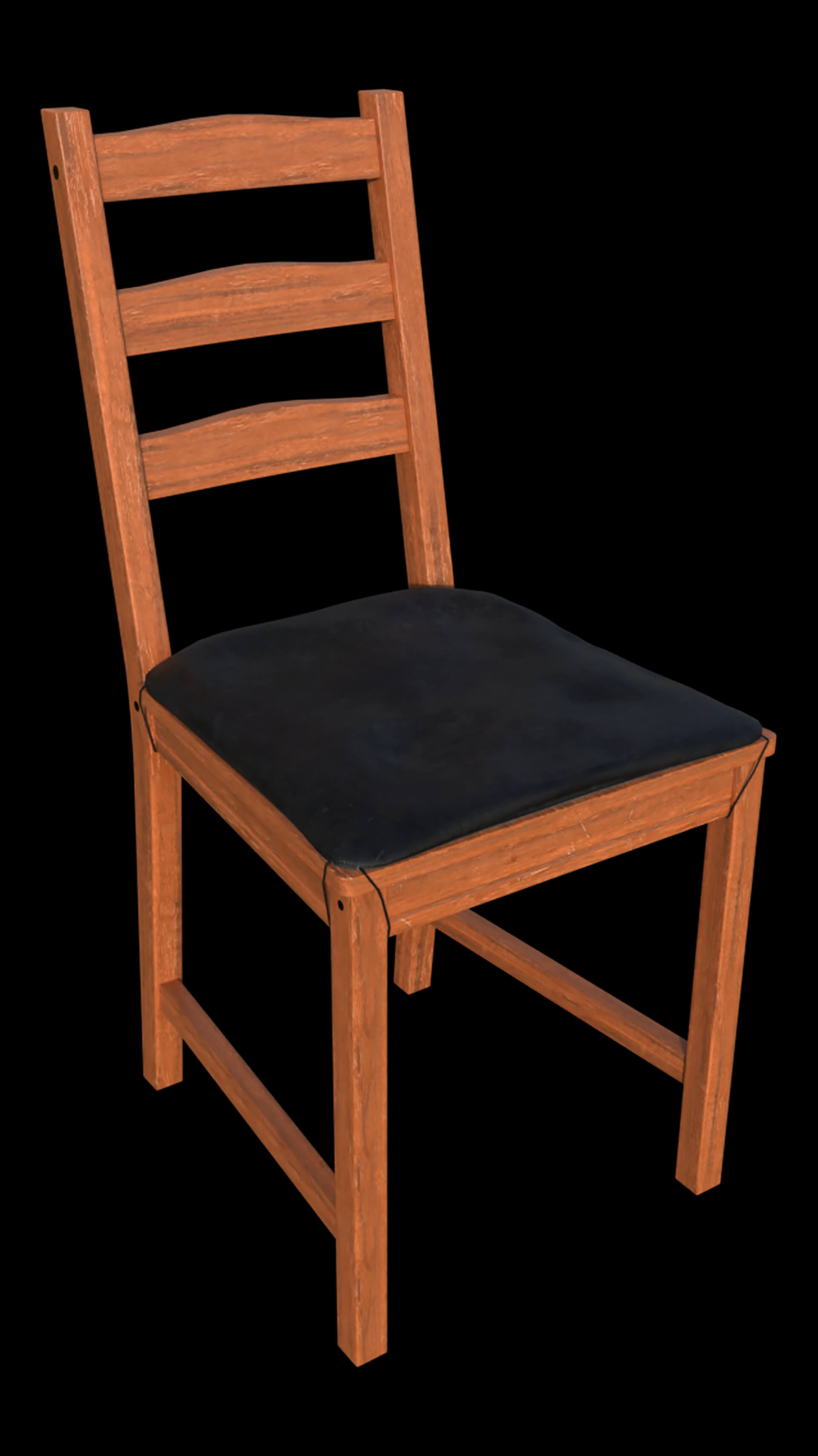 Chair Wooden Mesh Model by BsTen