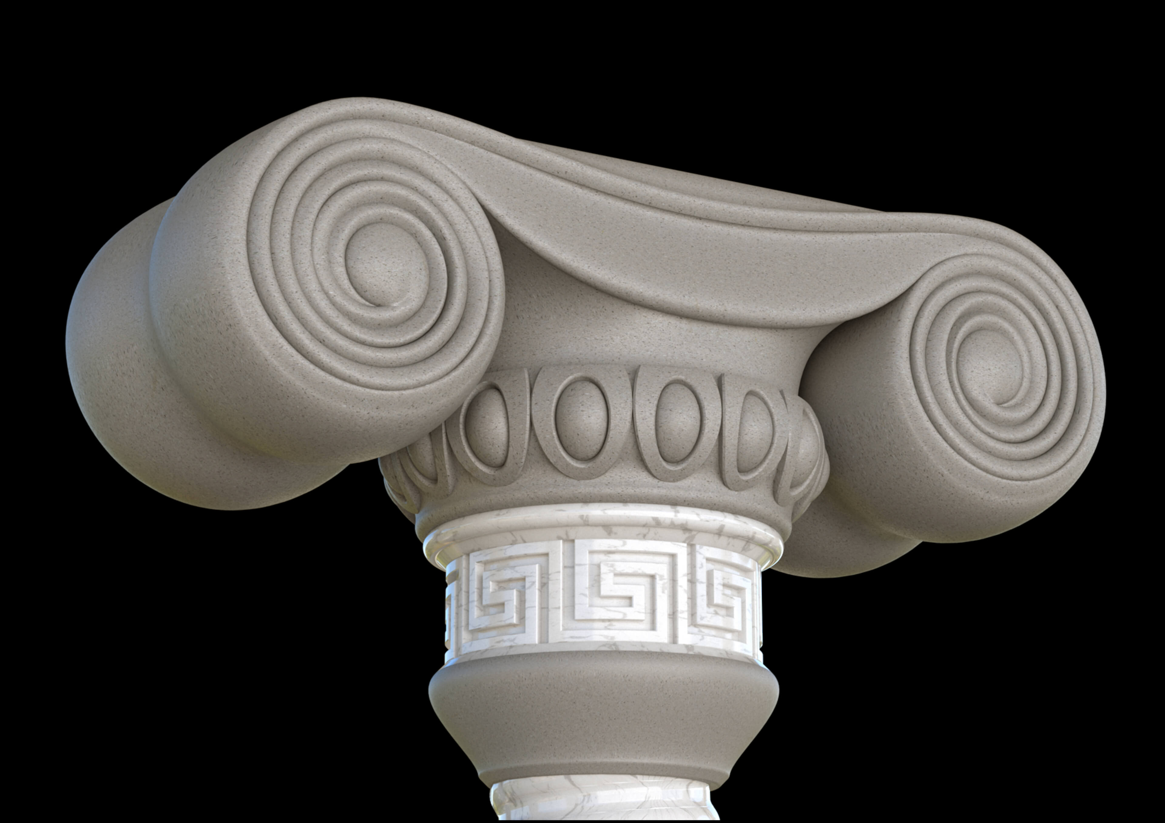 Column Dorian - 3D Model by BsTen