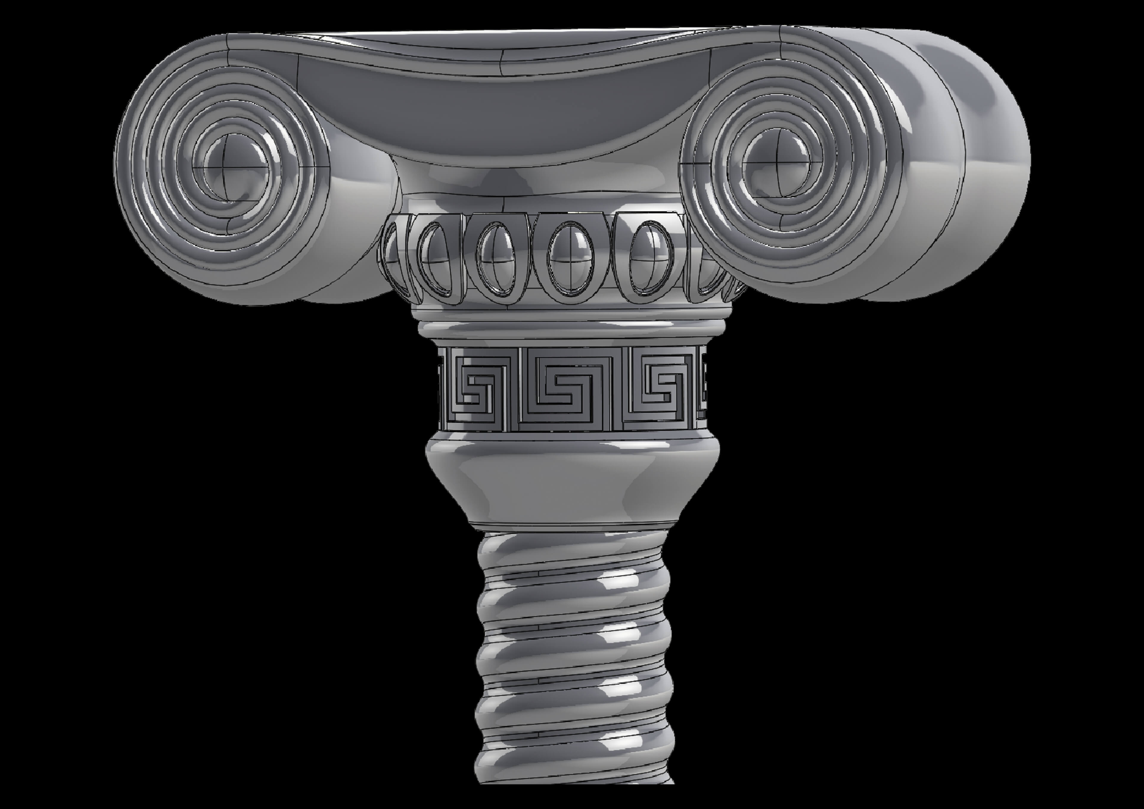 Column Dorian - 3D Model by BsTen