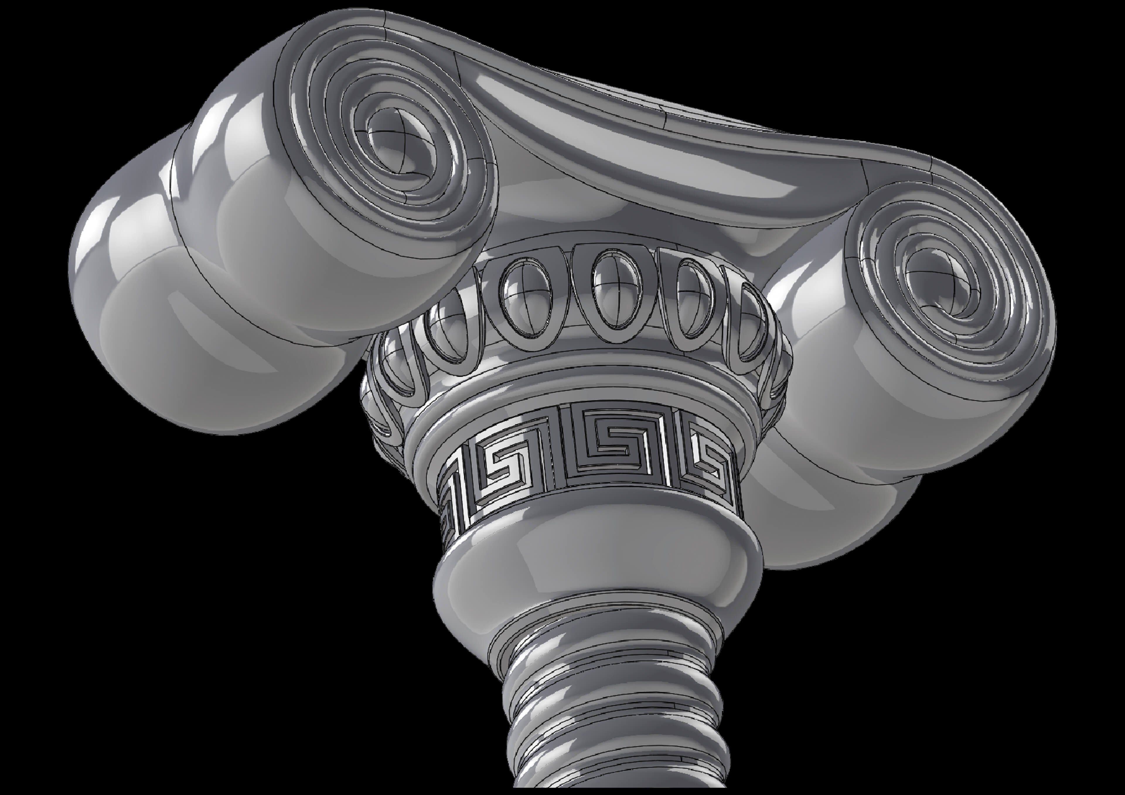 Column Dorian - 3D Model by BsTen