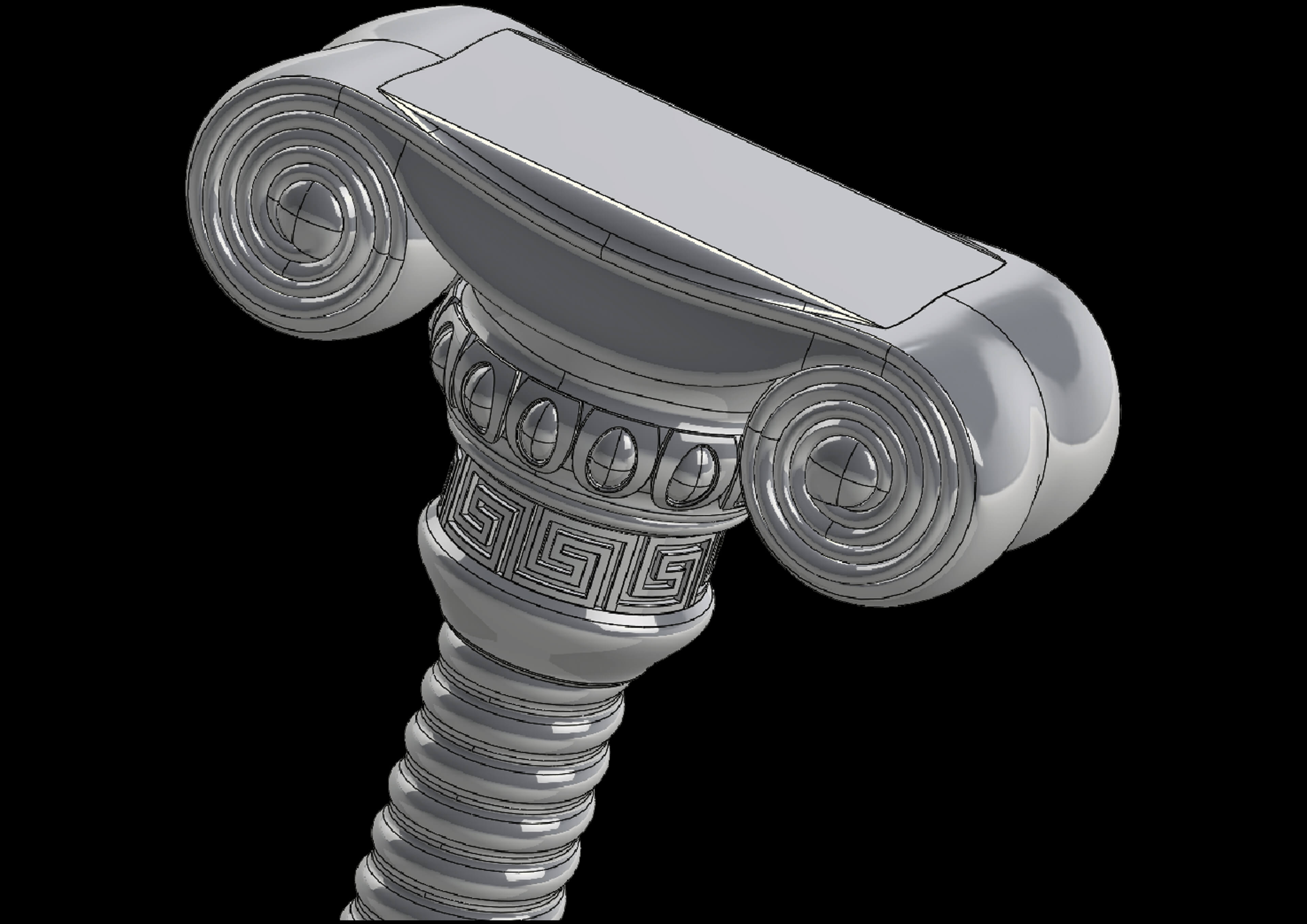 Column Dorian - 3D Model by BsTen