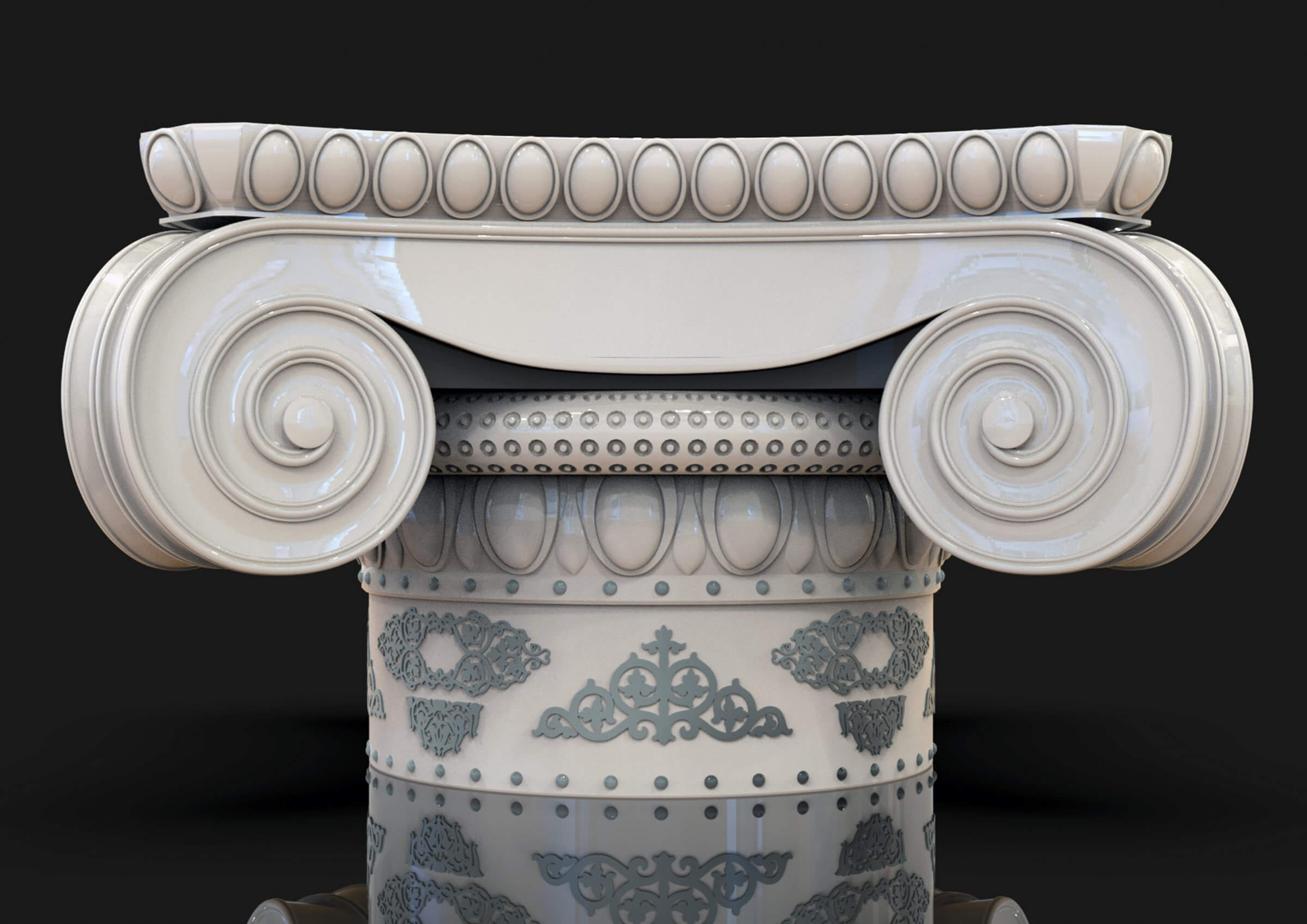 Column Head 002 - 3D Model by BsTen