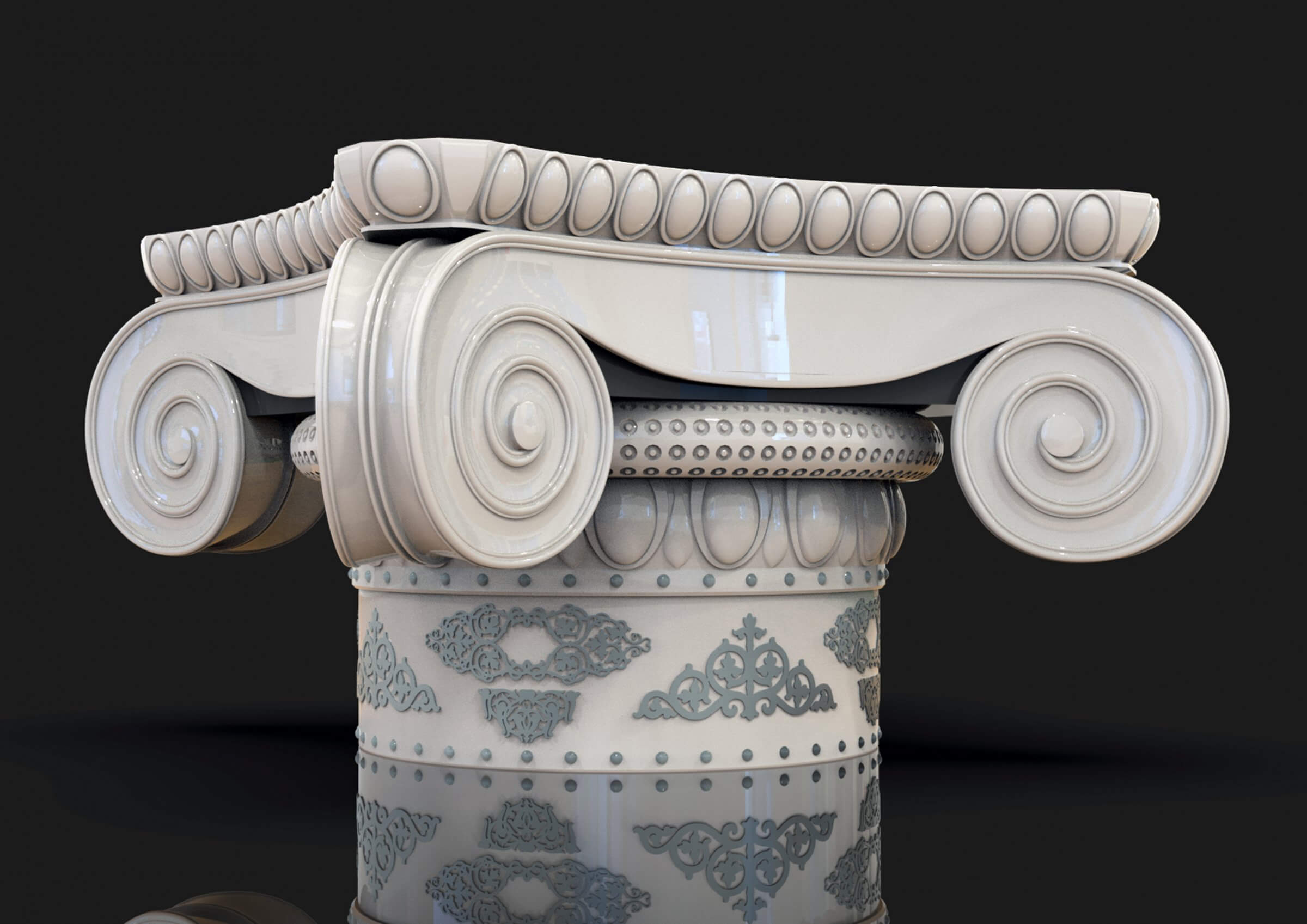 Column Head 002 - 3D Model by BsTen