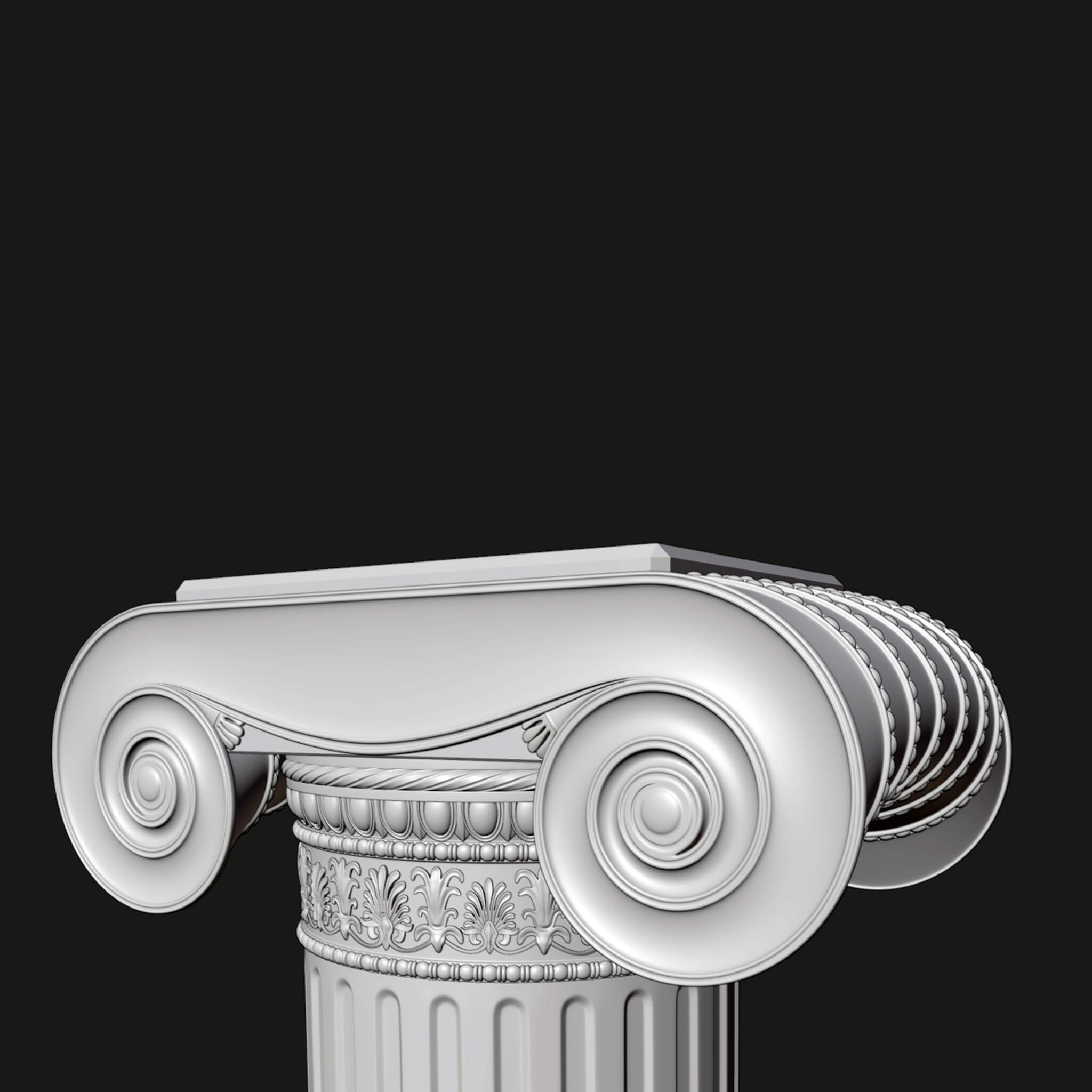 Corint Column A - 3D Model by BsTen