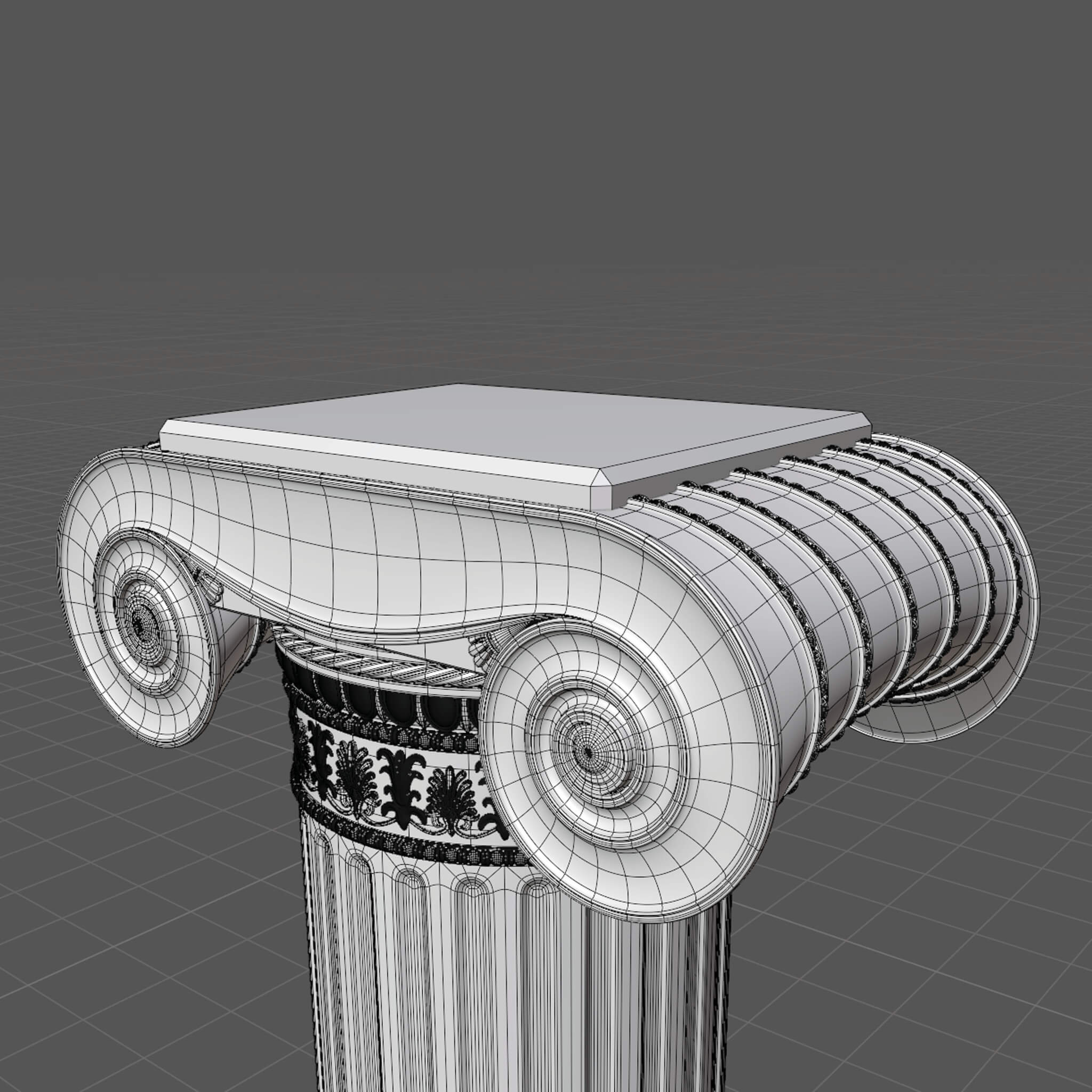 Corint Column A - 3D Model by BsTen