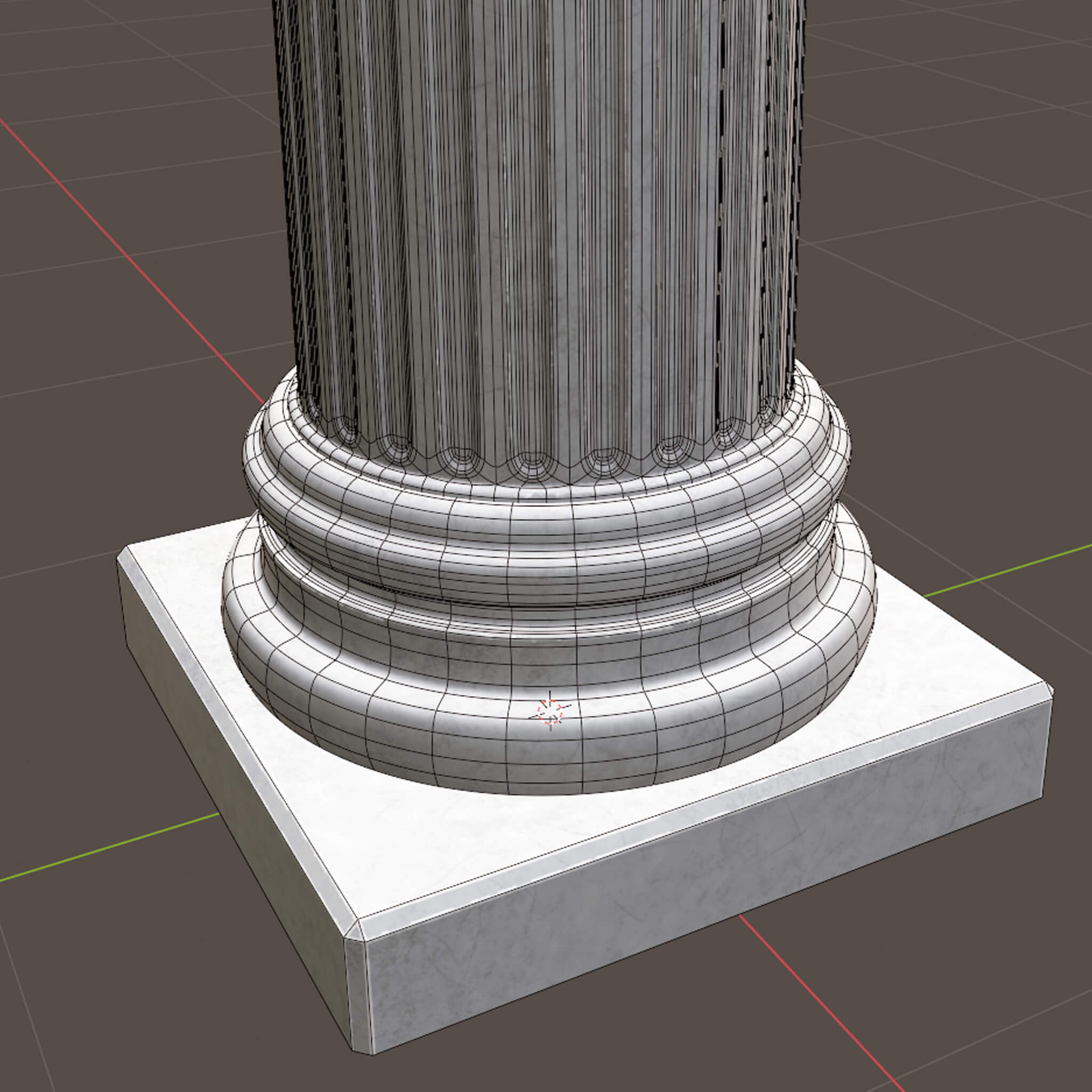 Corint Column B - 3D Model by BsTen