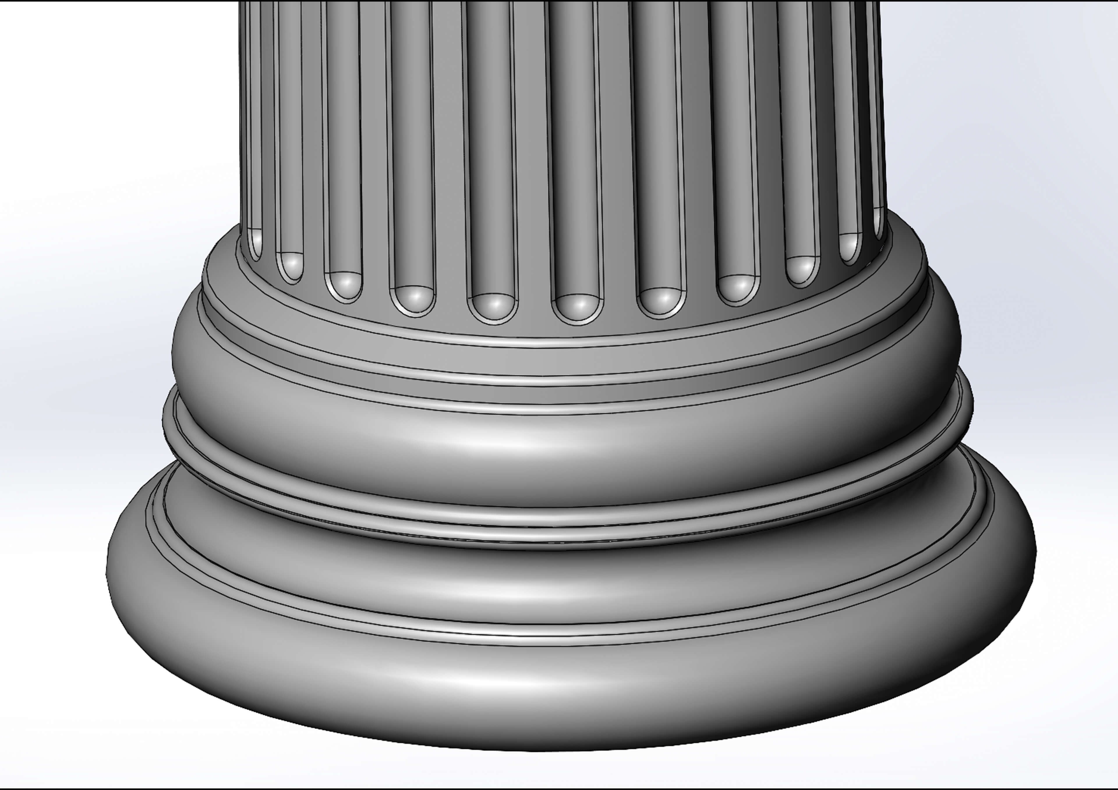 Corint Column - 3D Model by BsTen