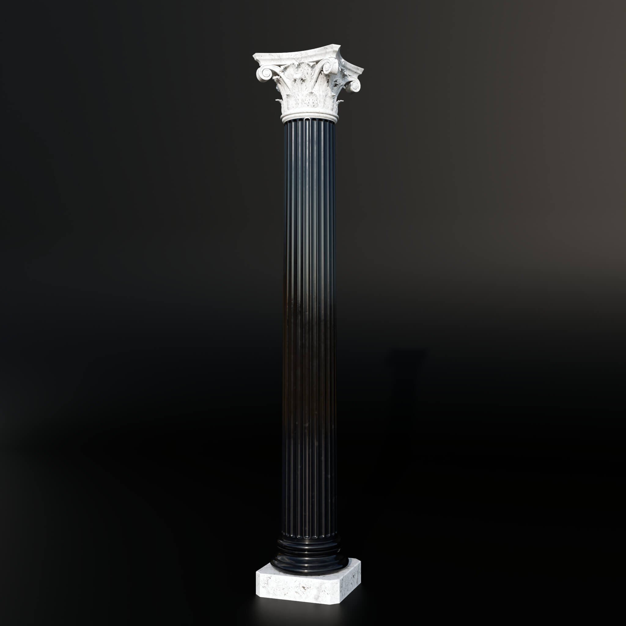 Corinth Column Leafs - 3D Model by BsTen