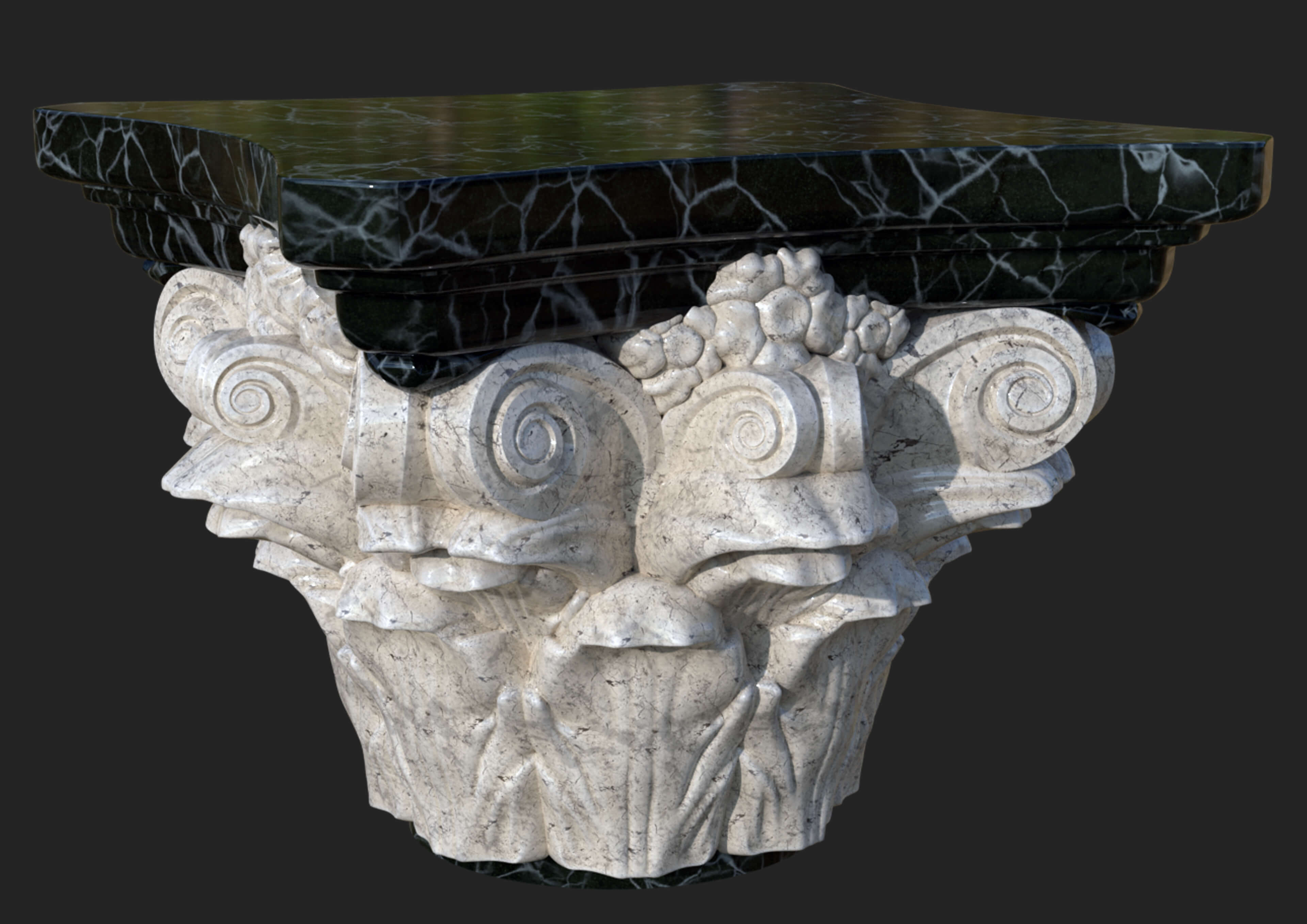 Corinthian Column VER4 - 3D Model by BsTen
