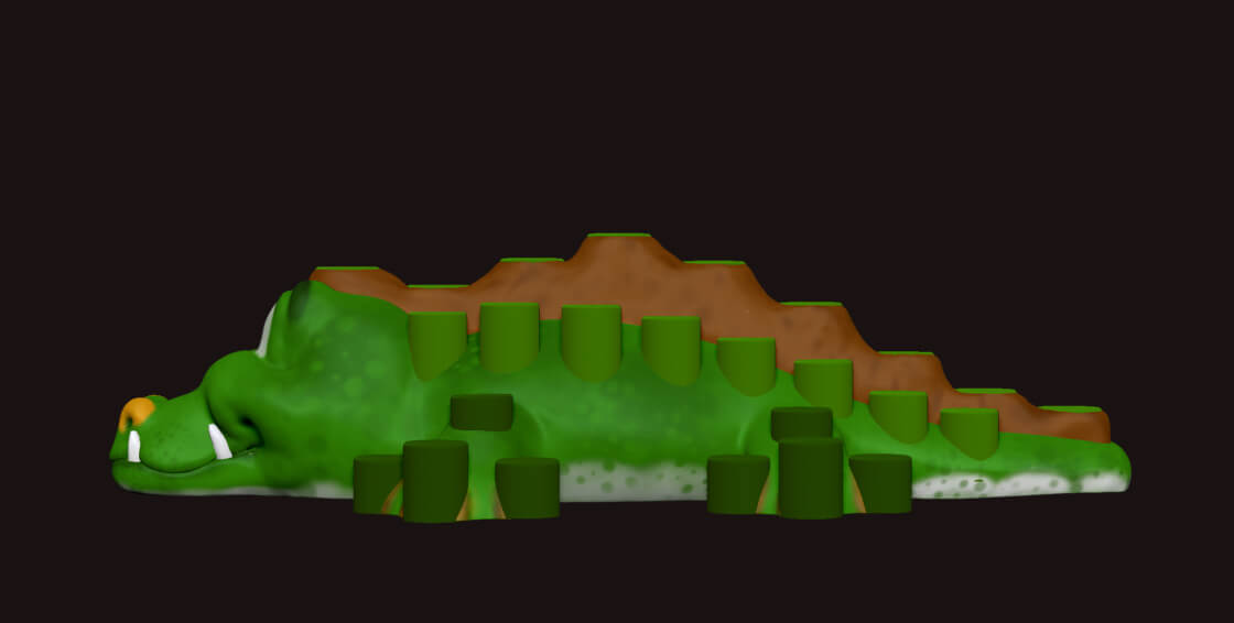 Crocodile 3d Model By Bsten