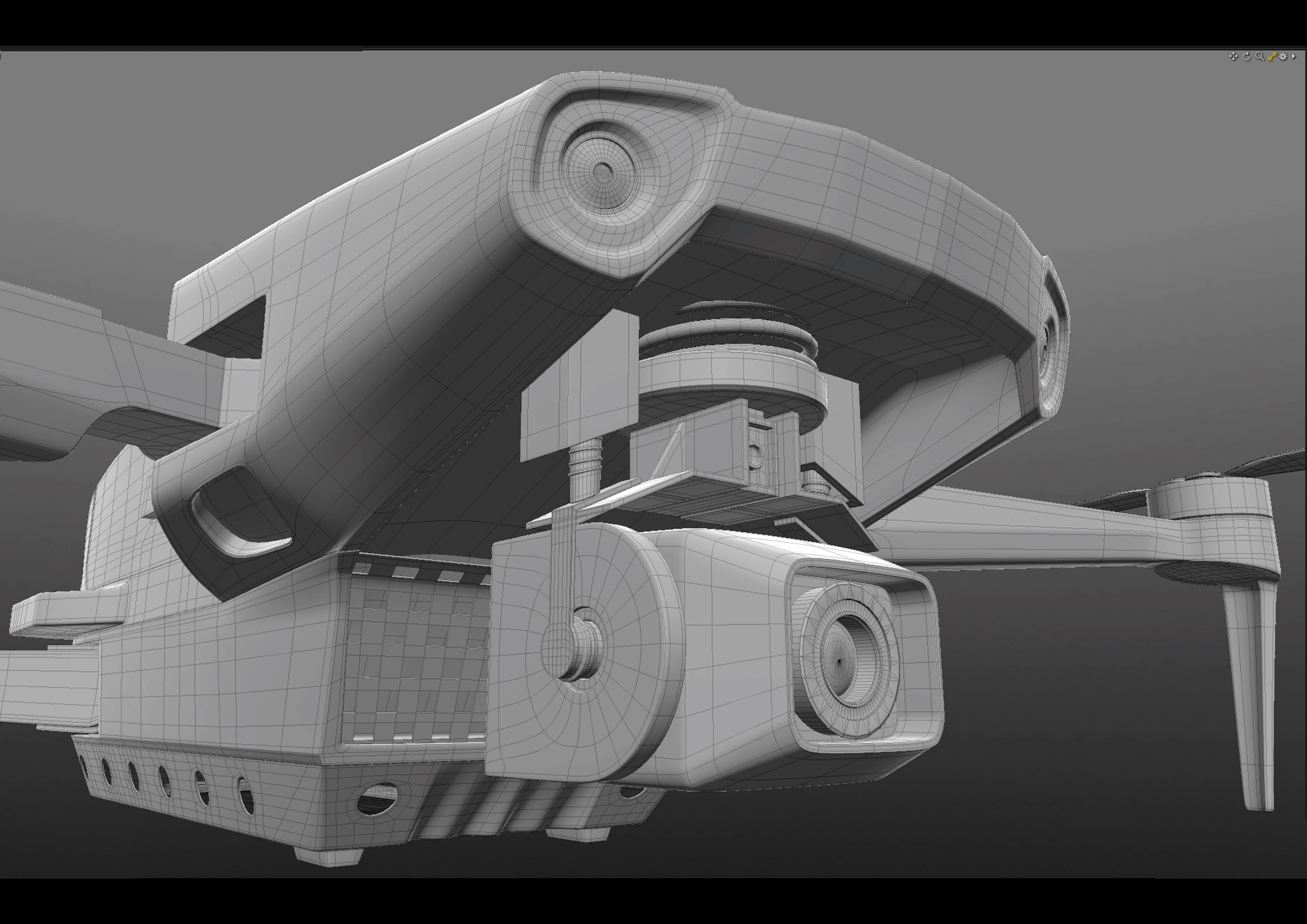 Drone Mesh Model by BsTen