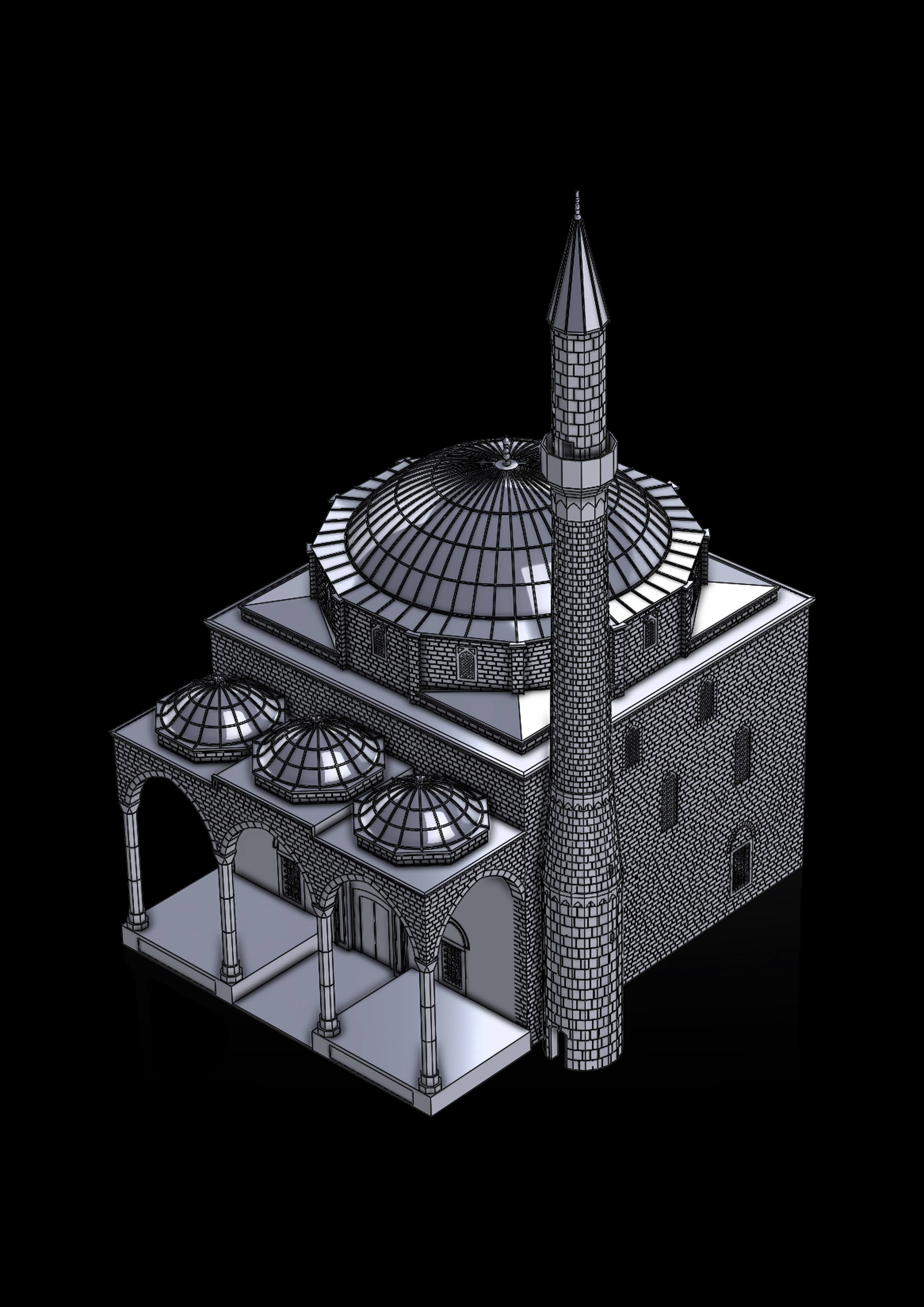 Fatih Mosque - 3D Model by BsTen