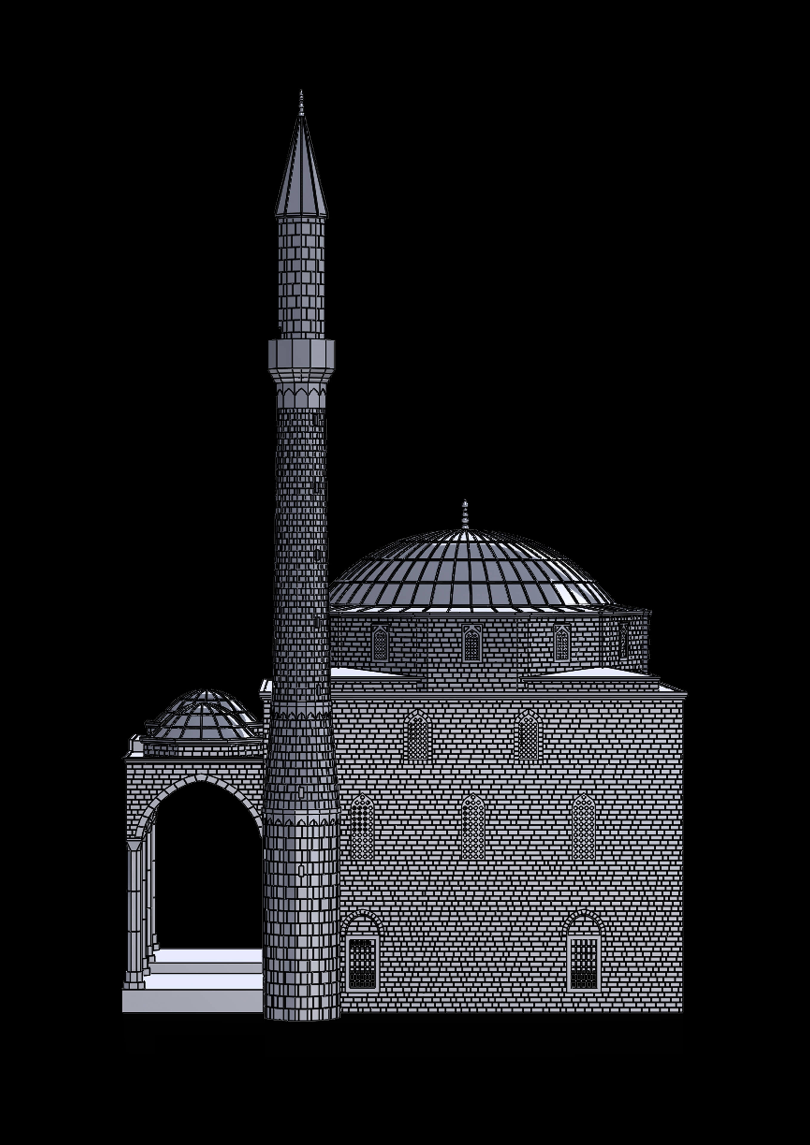 Fatih Mosque - 3D Model by BsTen
