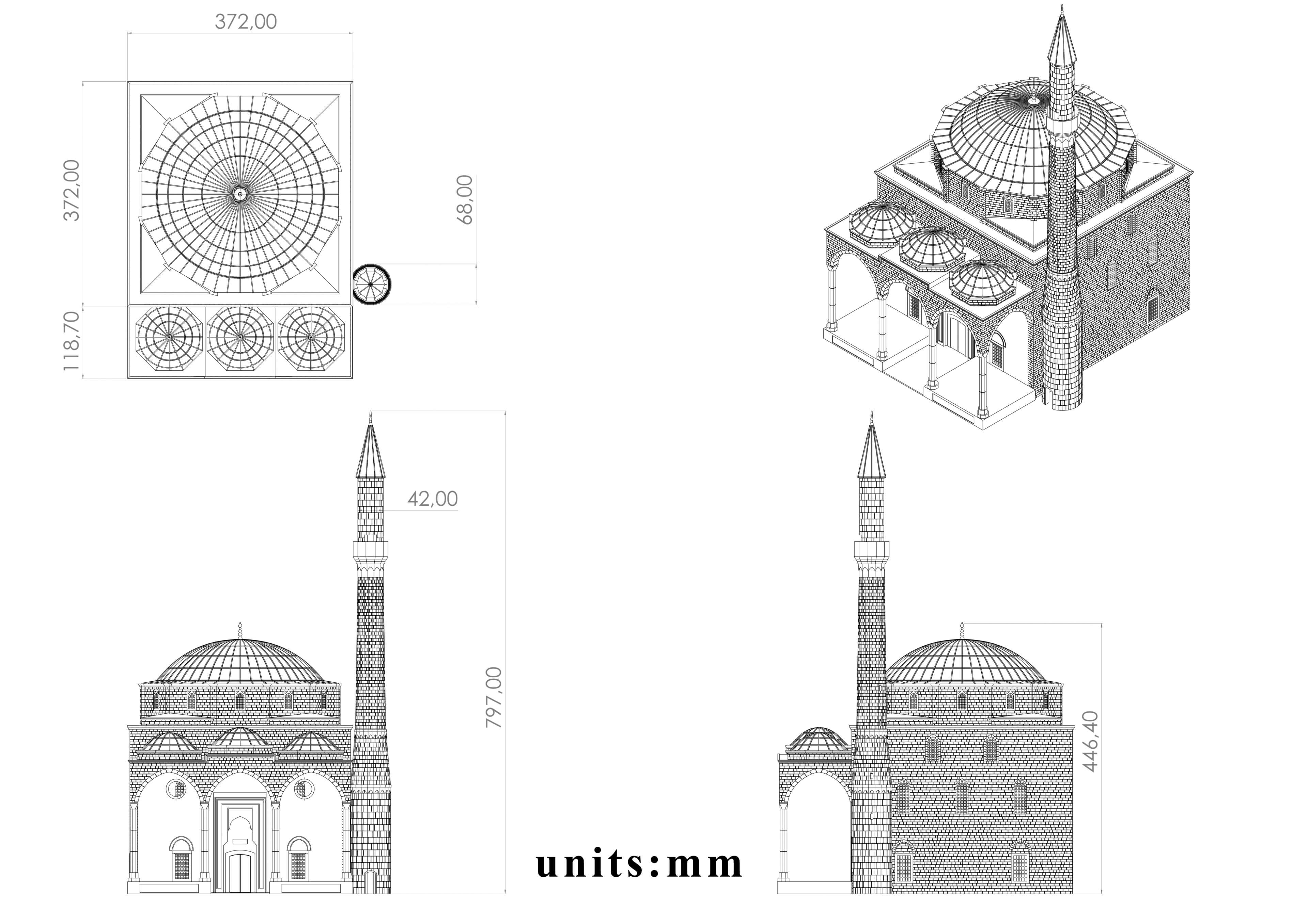 Fatih Mosque - 3D Model by BsTen