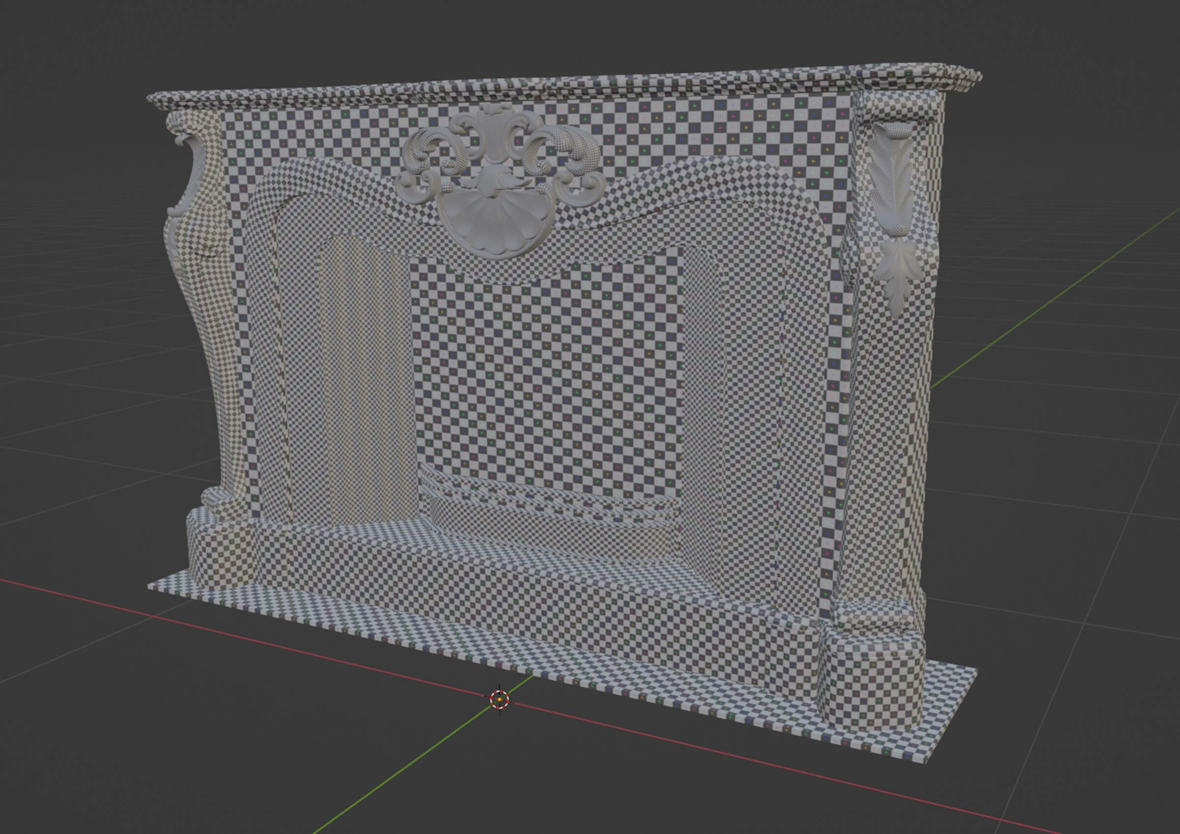 Fireplace 02 - 3D Model by BsTen