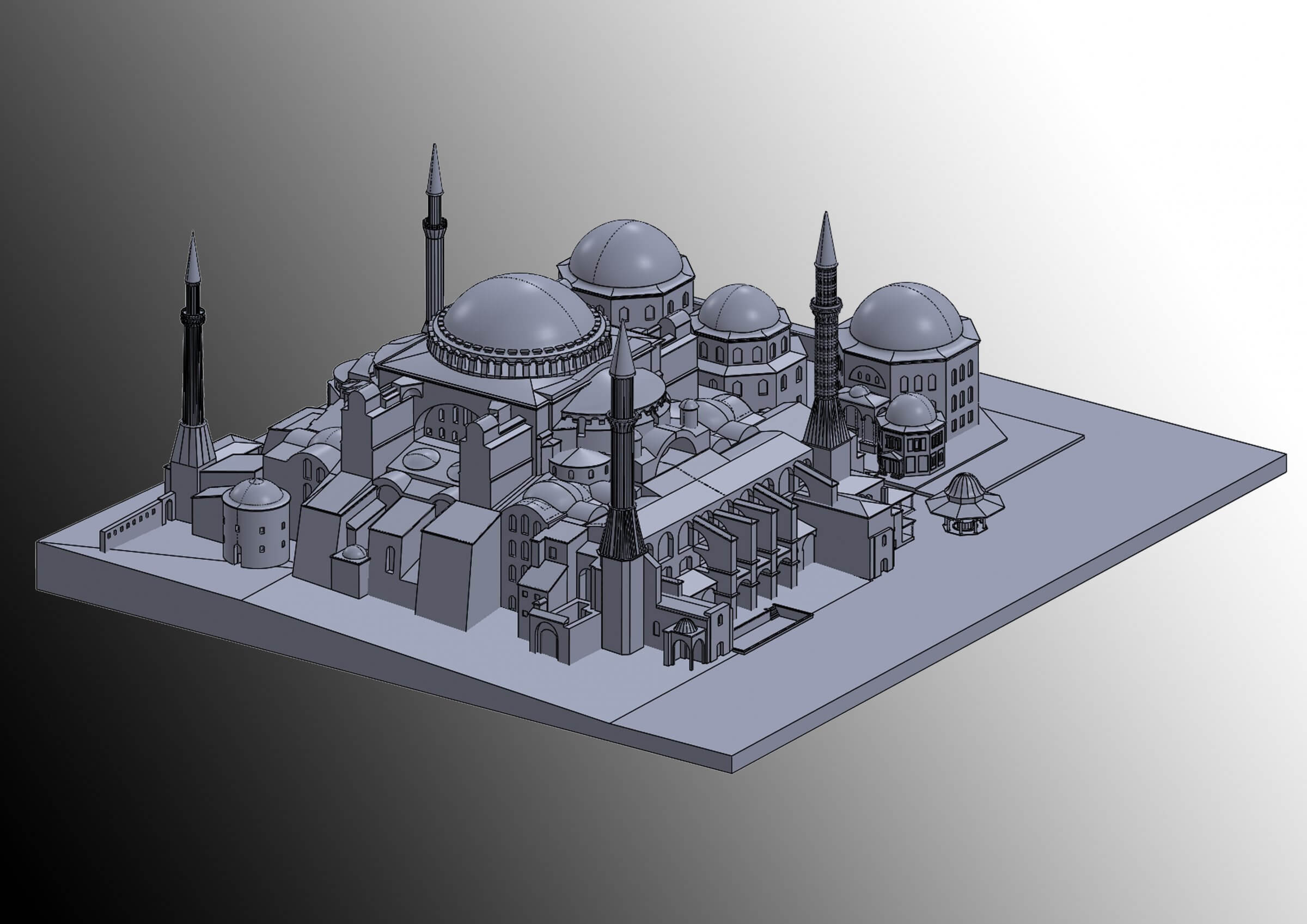Hagia Sophia - 3D Model by BsTen
