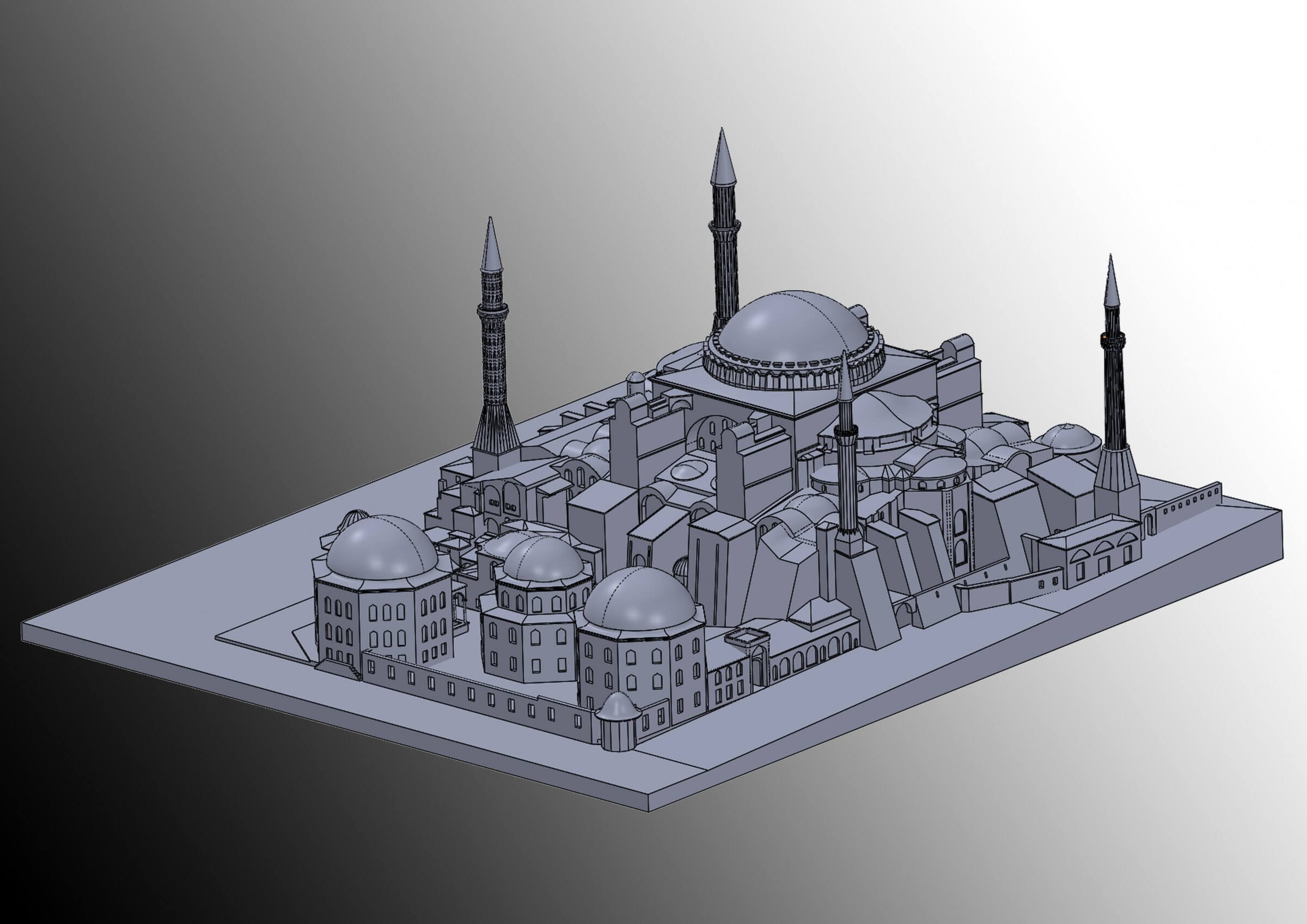 Hagia Sophia - 3D Model by BsTen