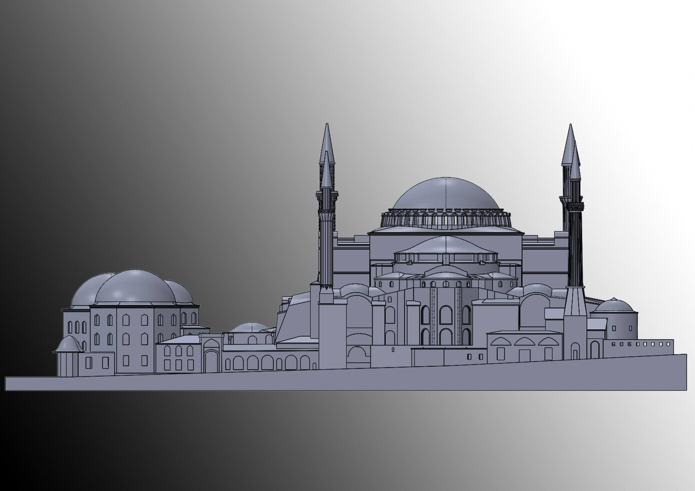 Hagia Sophia - 3D Model by BsTen
