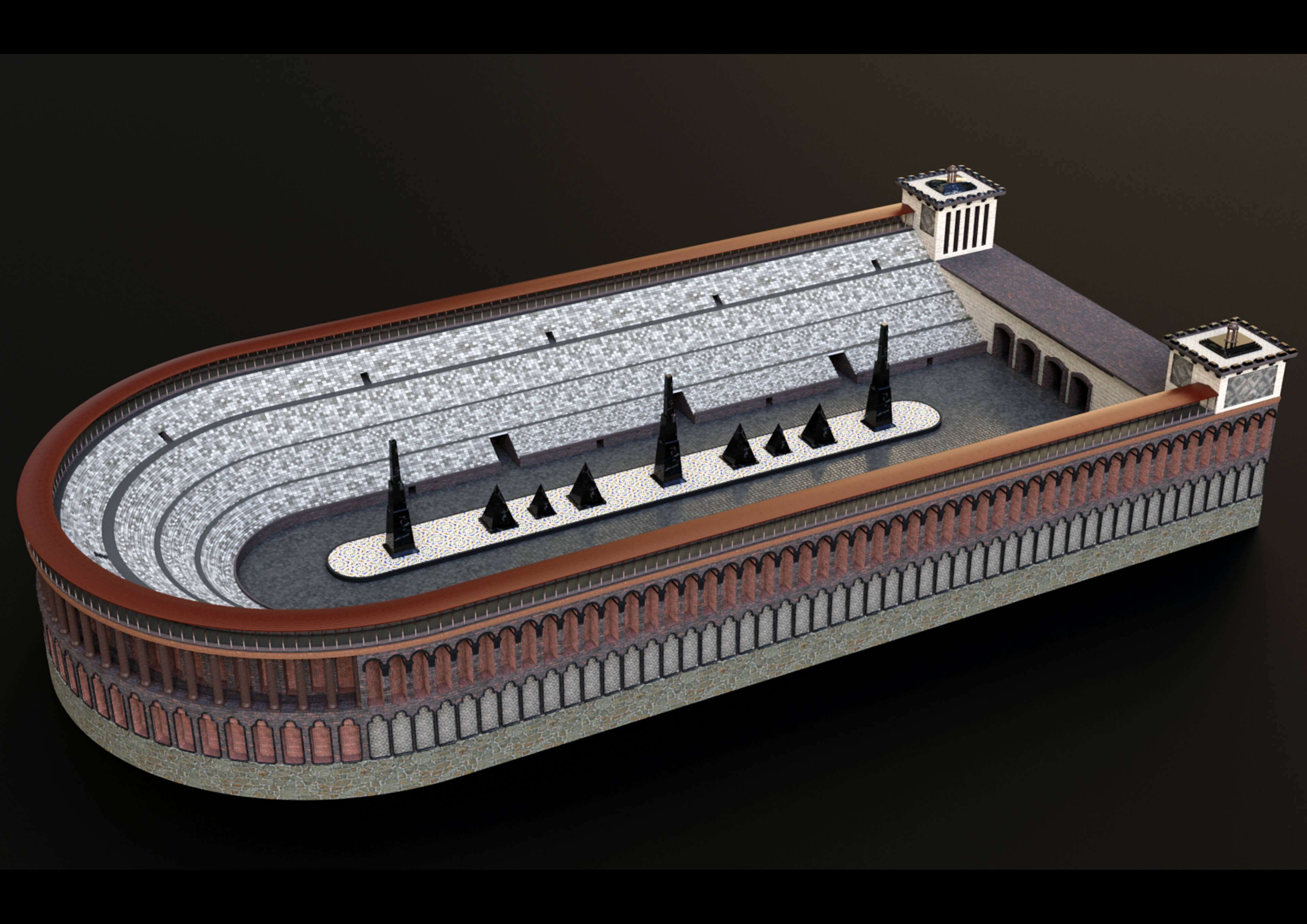 Hippodrome Mesh Model by BsTen