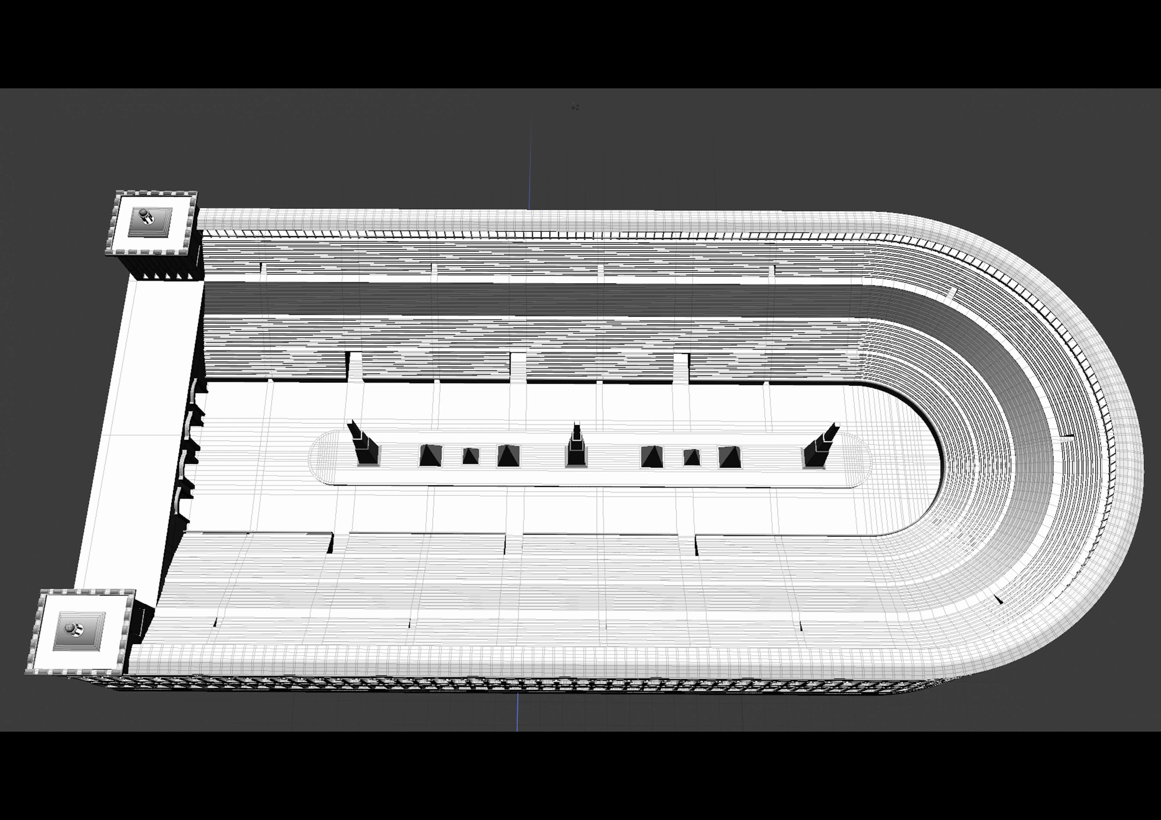 Hippodrome Mesh Model by BsTen
