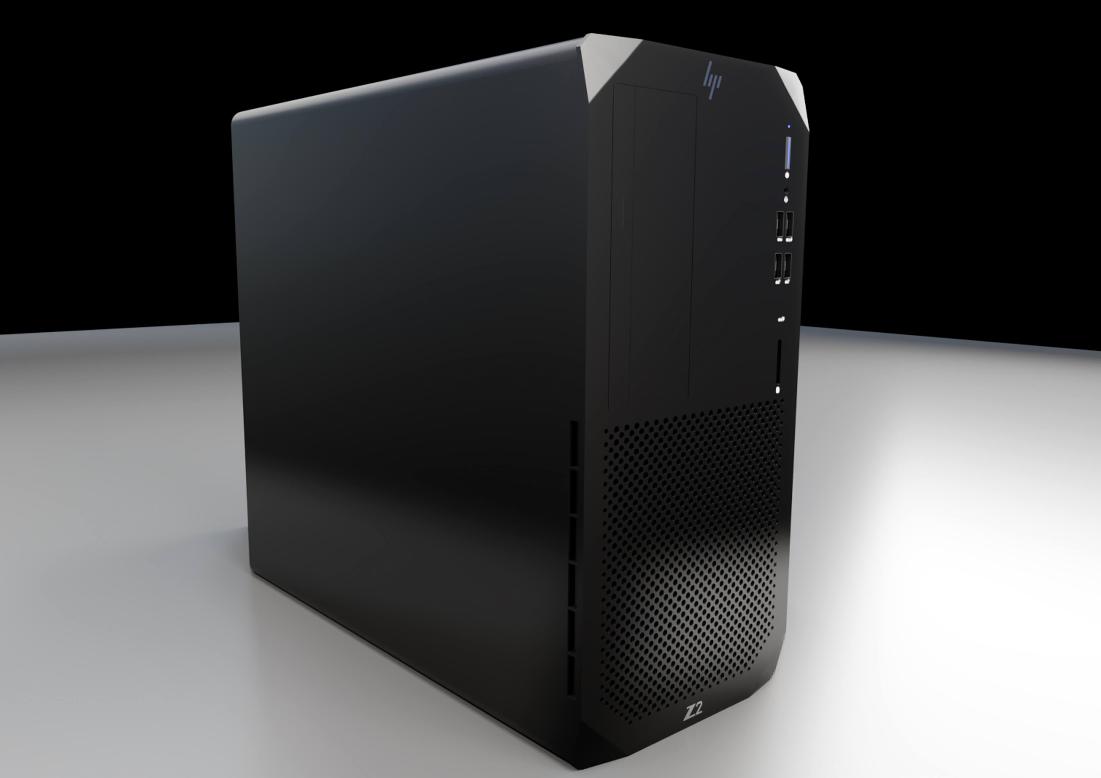 Hp Z2 - 3D Model by BsTen