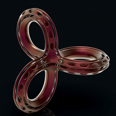 Keylock Infinity Ring - 3D Model by BsTen