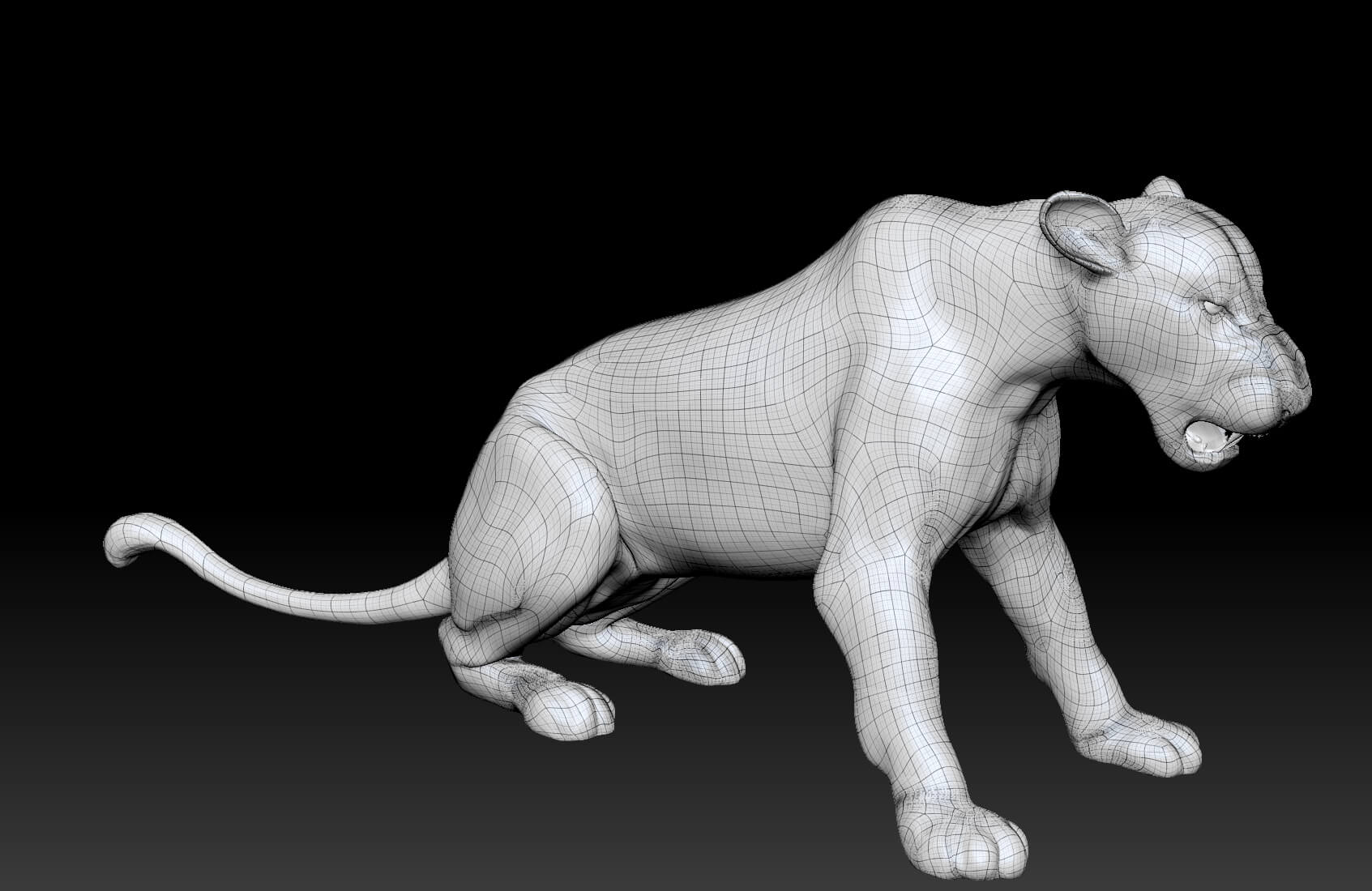 Lion Poses Col - 3D Model by BsTen