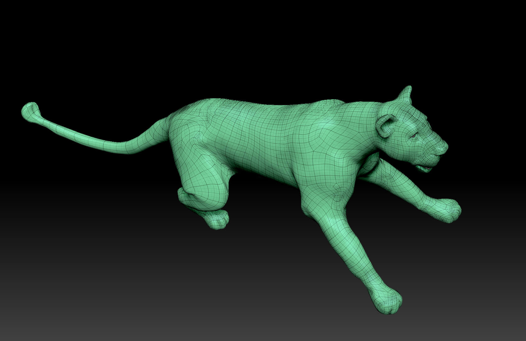 Lion Poses Col - 3D Model by BsTen