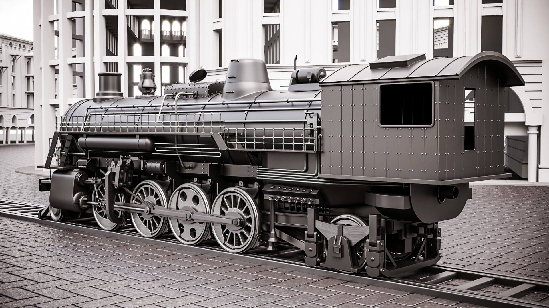 Locomotive - 3D Model by BsTen