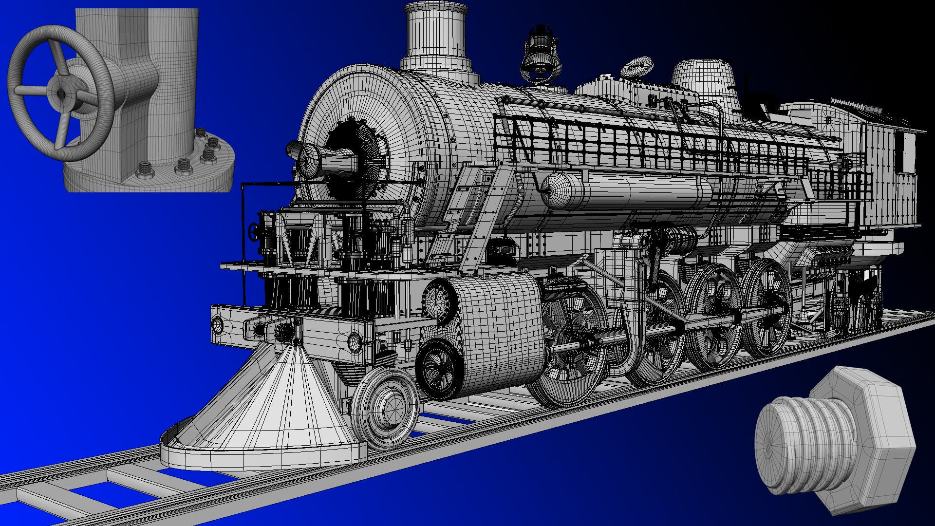 Locomotive - 3D Model by BsTen