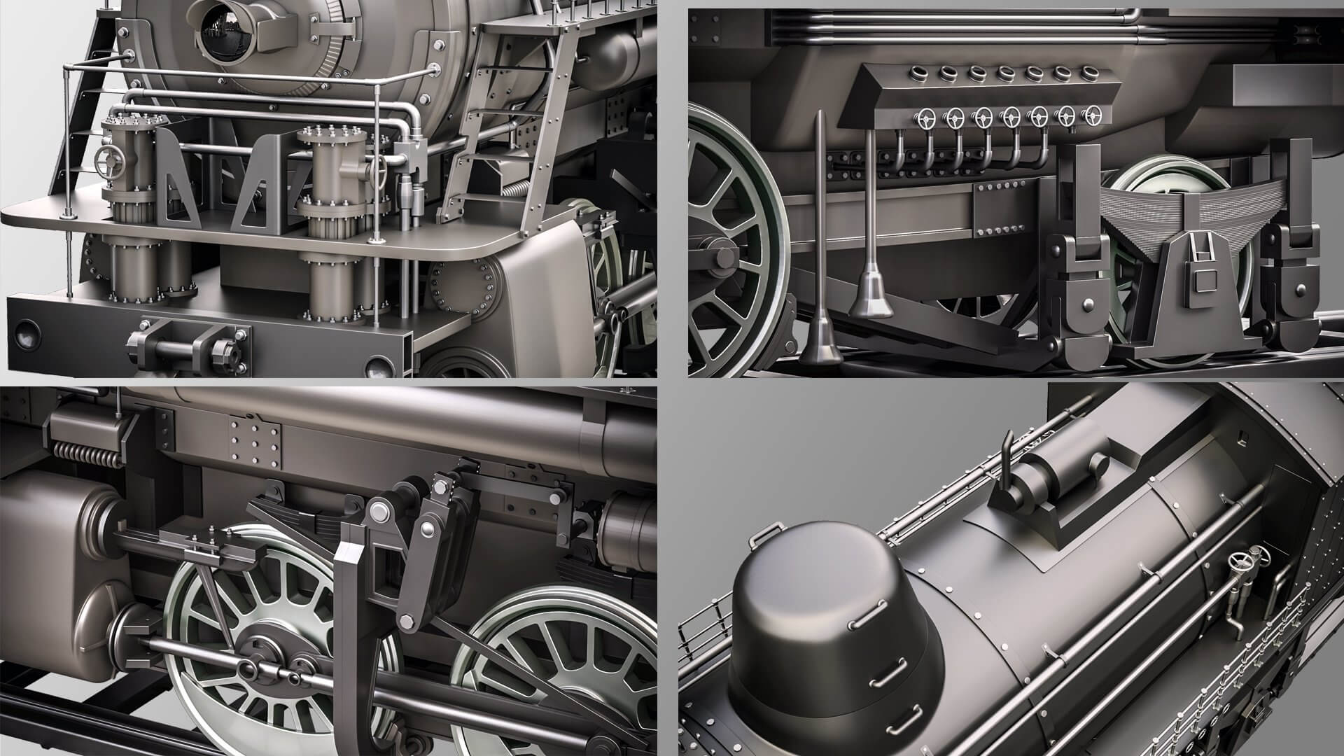 Locomotive - 3D Model by BsTen